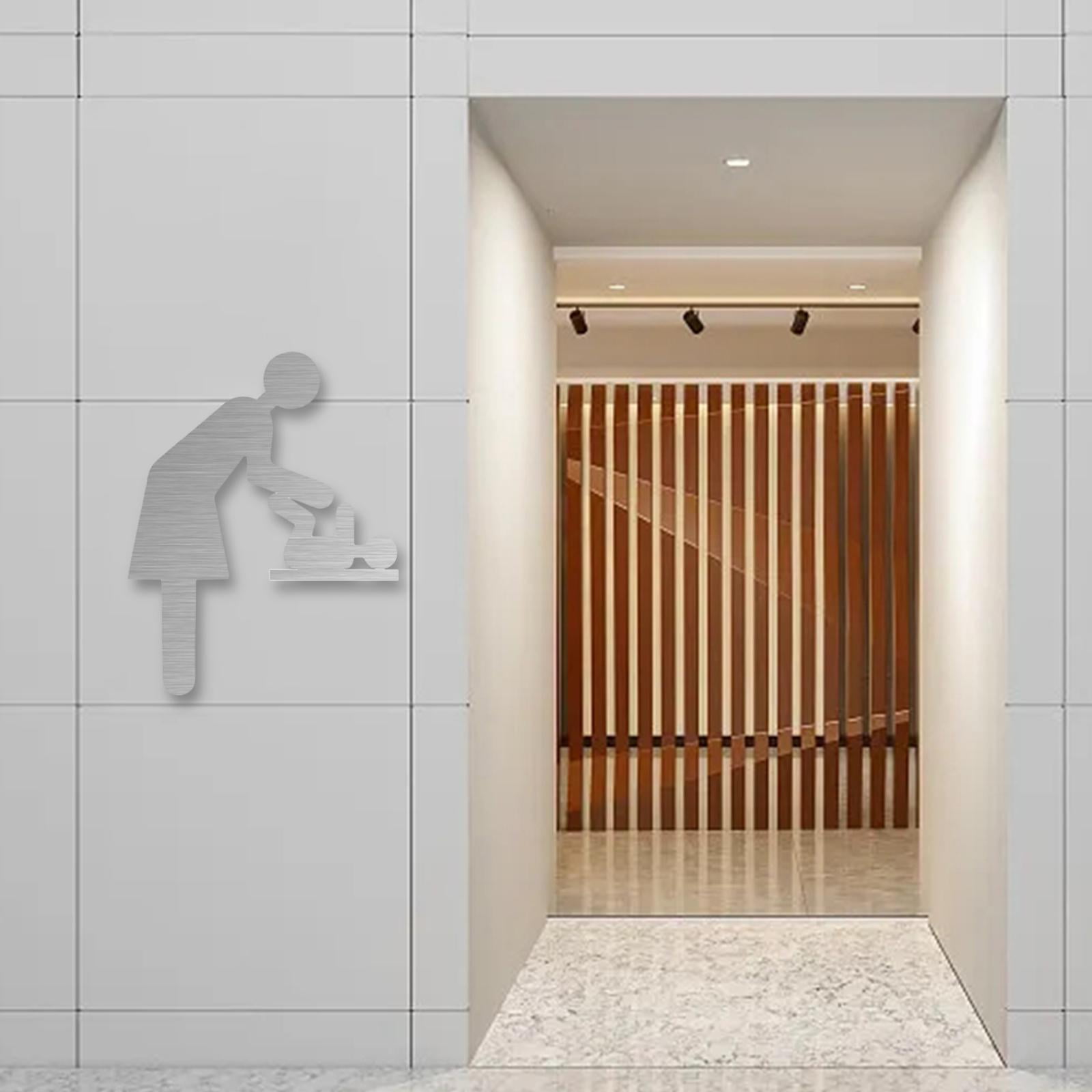 Mother Room Sign Diaper Change Door Sign Stainless Steel for Shopping ...