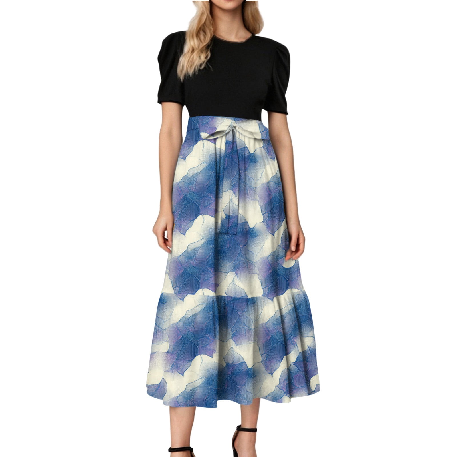 Mother'S Day Outfit For Women, T Shirt Dress Casual Floral Wedding ...