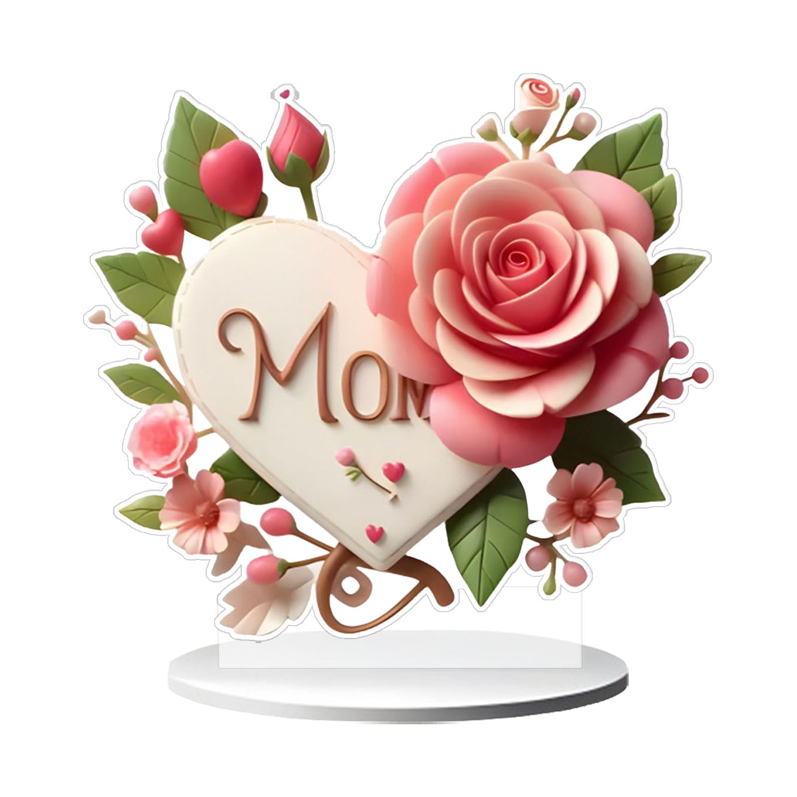 Mother'S Day Tabletop Ornament Acrylic Sign Table Decorations Mothers ...