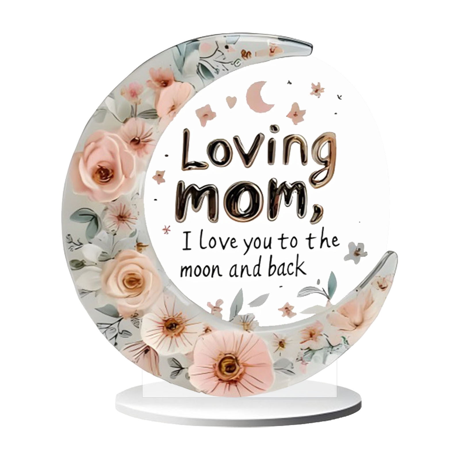 Mother'S Day Tabletop Ornament Acrylic Sign Table Decorations Mothers ...
