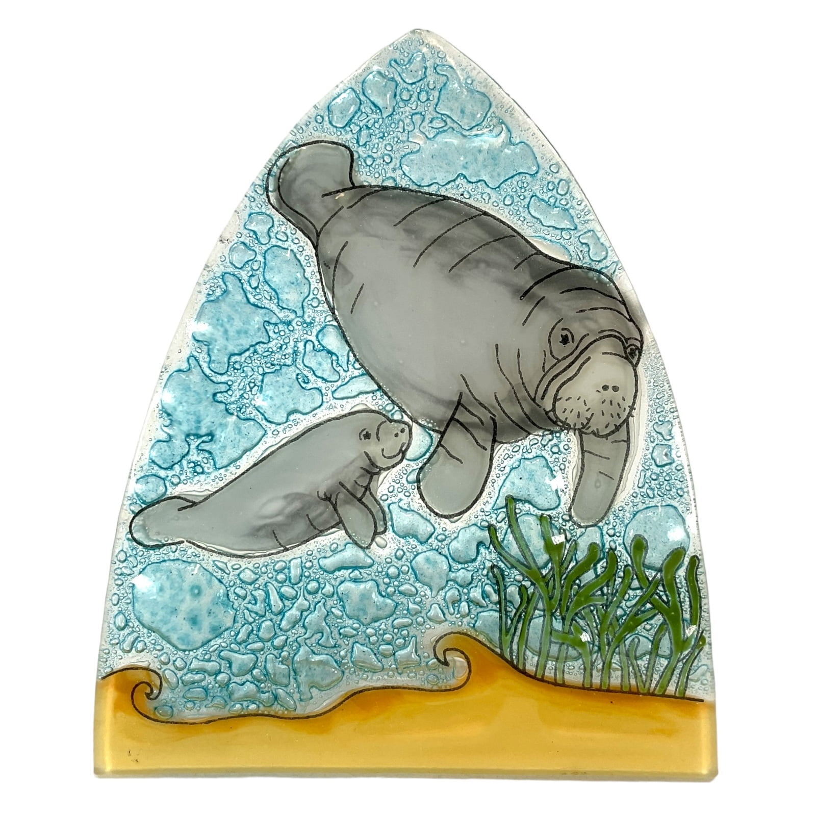 Mother and Baby Manatee in the Ocean Night Light 4 Inch - Walmart.com