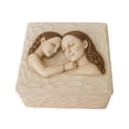 Mother and Daughter Memorial Box Sculpted Hand-Painted Keepsakes Box ...