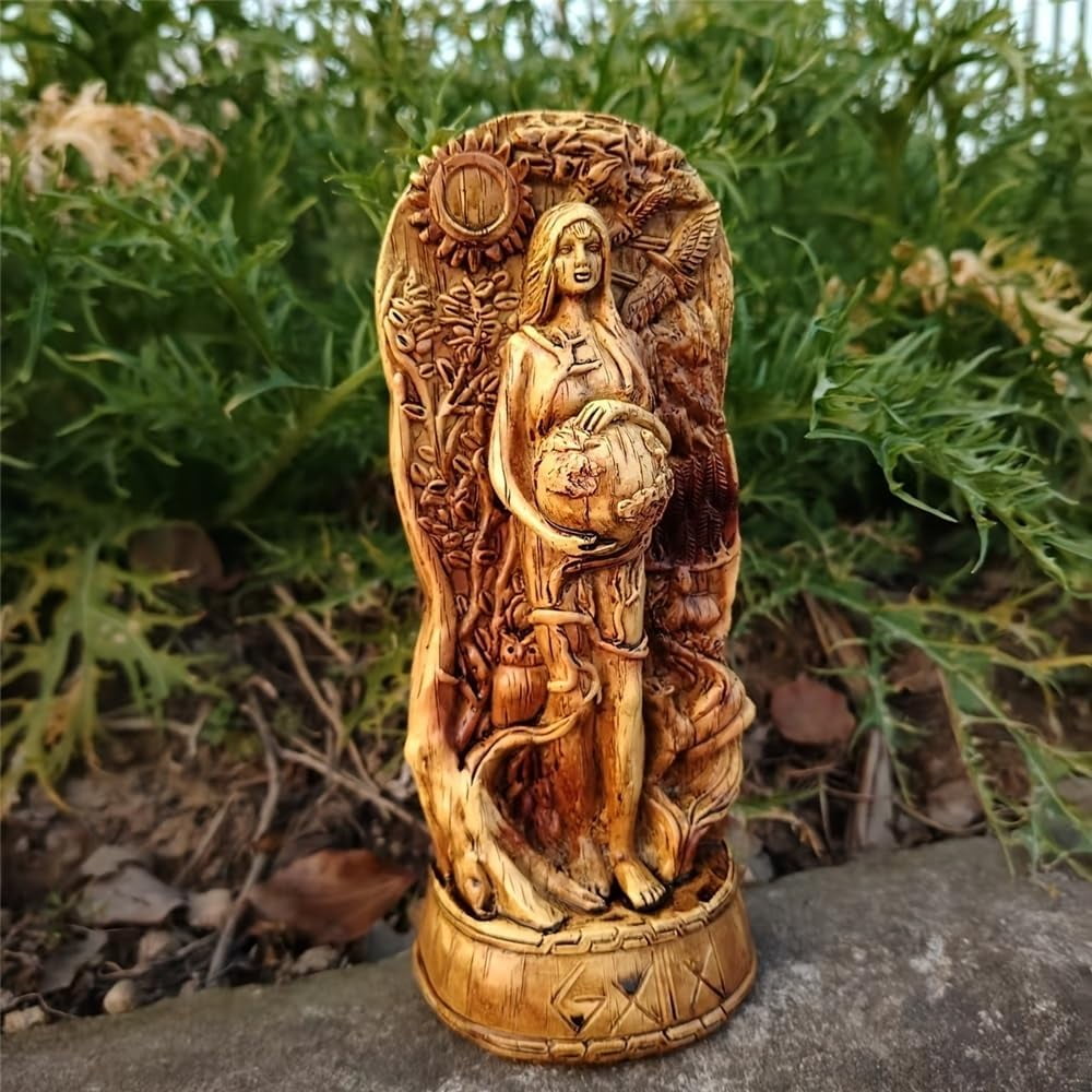 Mother of Earth Gaia Statue,Myth Goddess Sculpture Resin Statue Altar ...