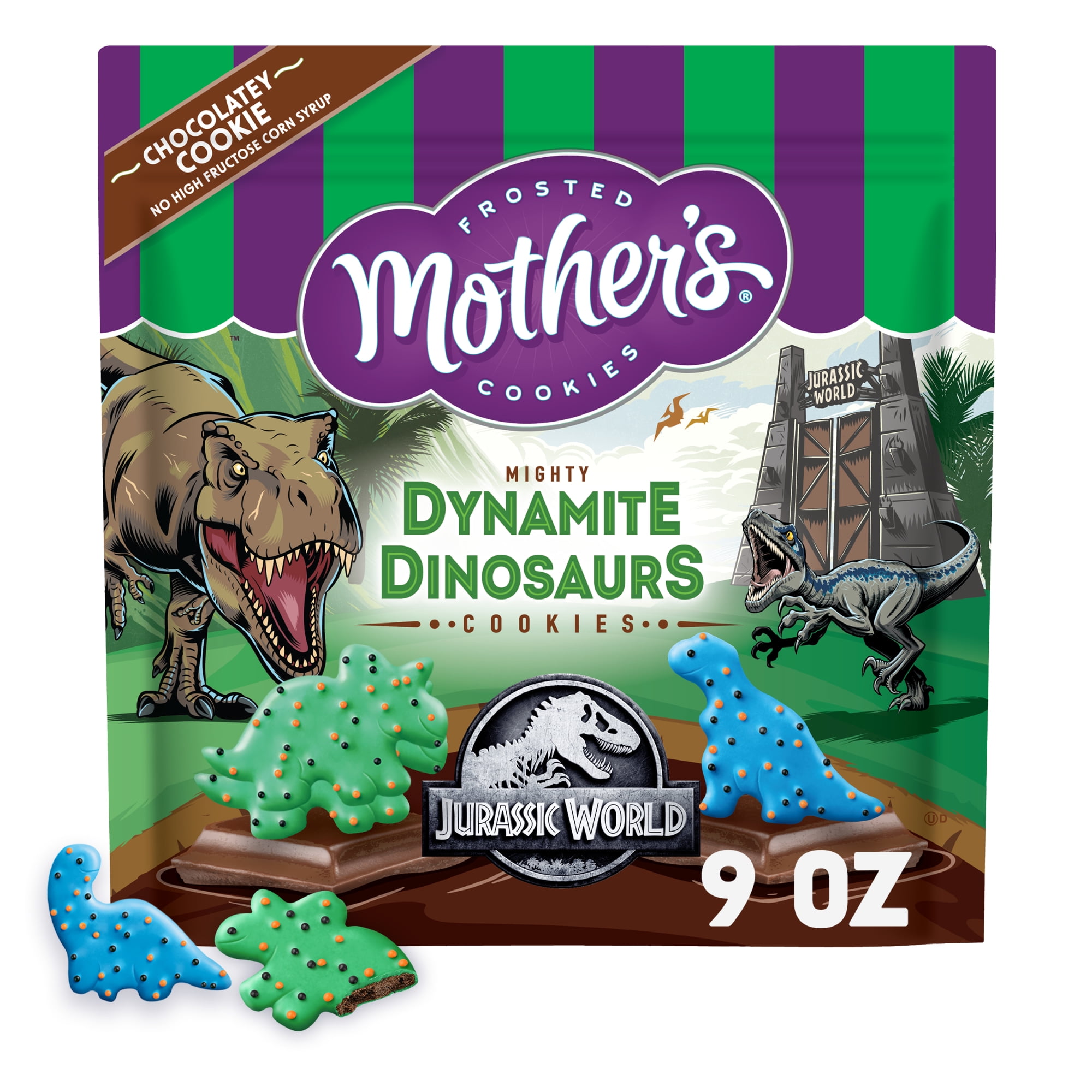 Mother's Chocolatey Dynamite Dinosaurs Cookies, Inspired by Jurassic ...