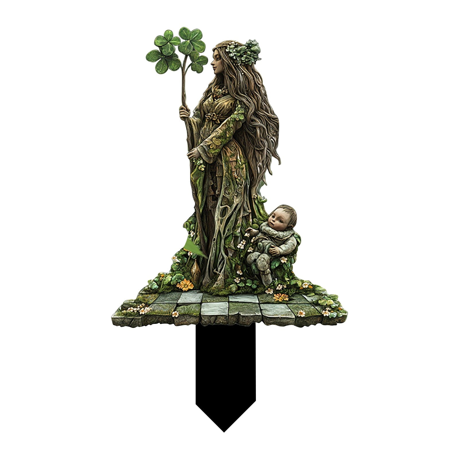 Mother's Day 2D Sculpture Ornament (Elves and Children)--2025 Mother's ...