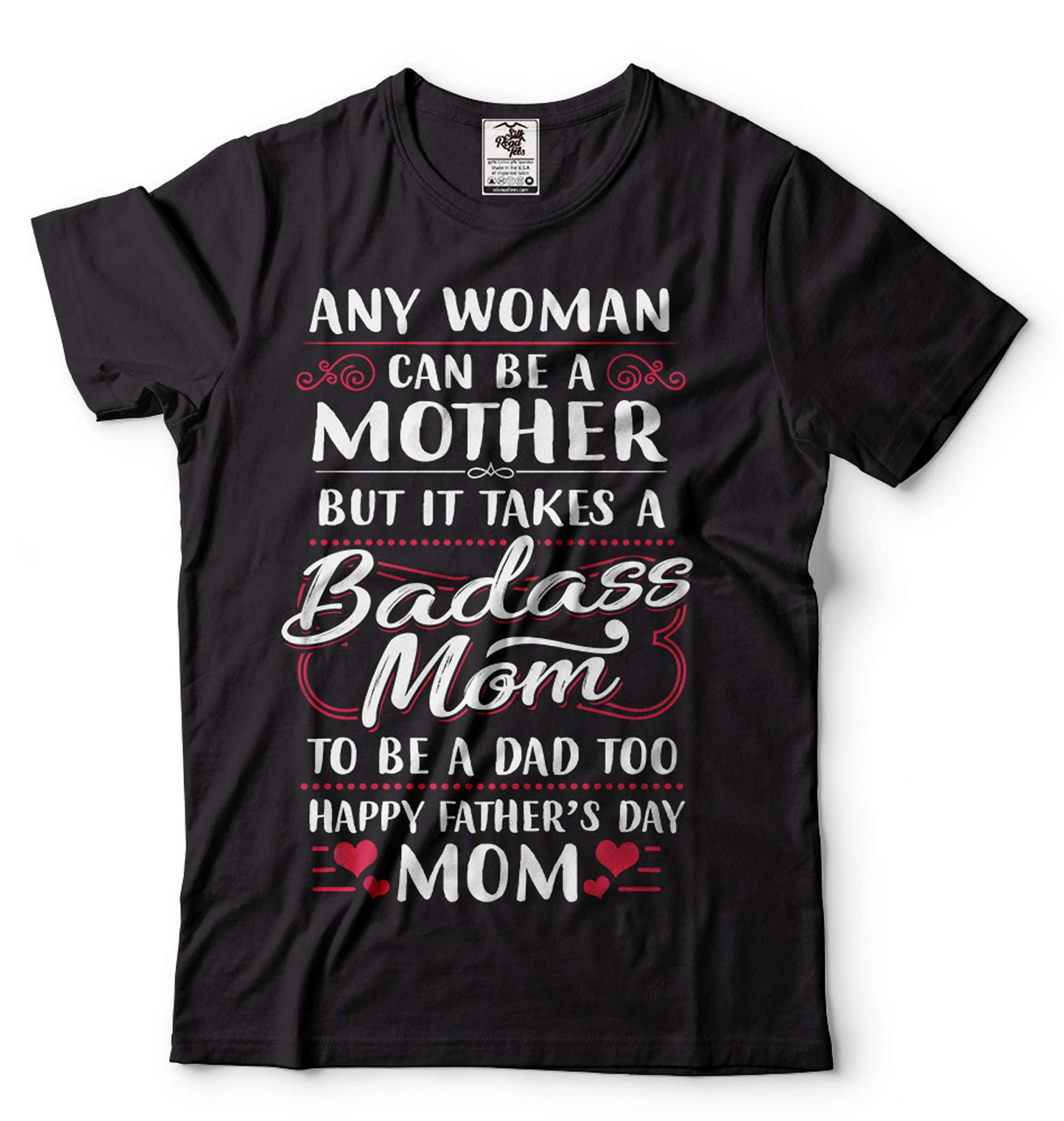 Mother's Day Badass Mom Shirt Single Mother Tee Single Mom Gift Shirt ...