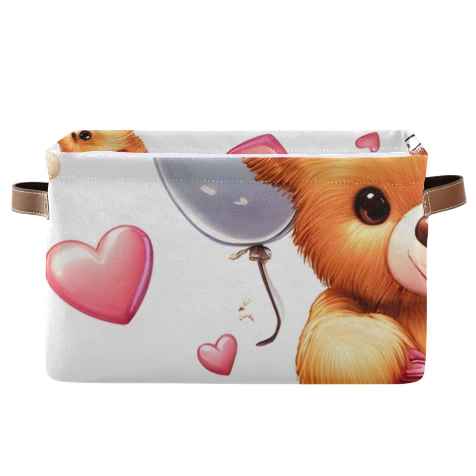 Mother's Day Balloons Teddy Bears Storage Bins Baskets With Handles ...