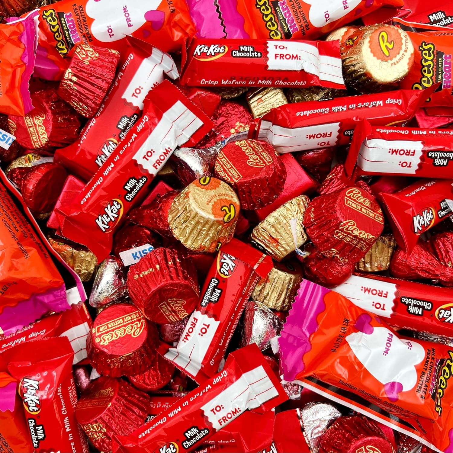 HERSHEY'S, KITKAT, REESESHearts Assorted Miniatures Chocolate Candy ...