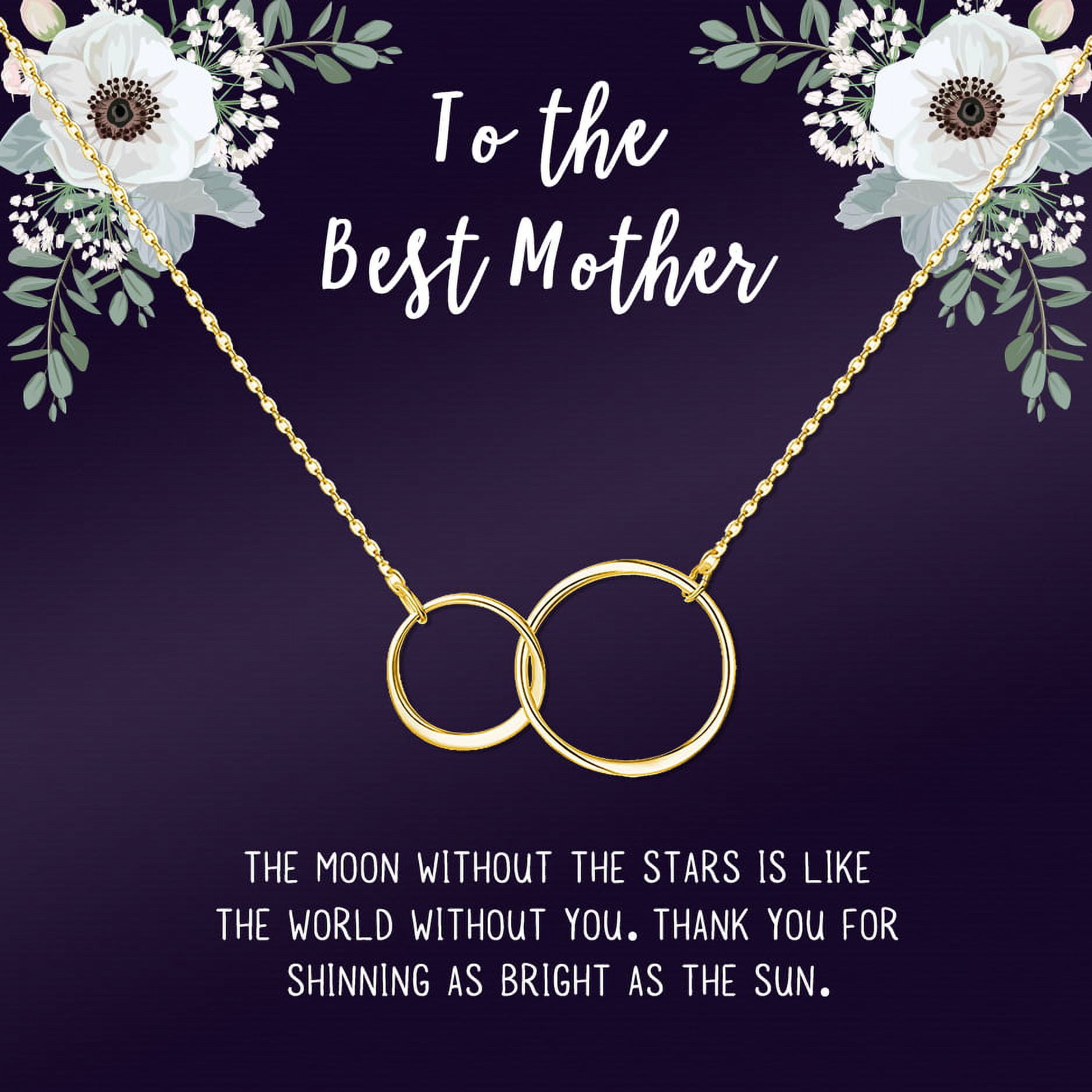Mother's Day Gift for Mom, Custom Card and Necklace for Mother's Day ...