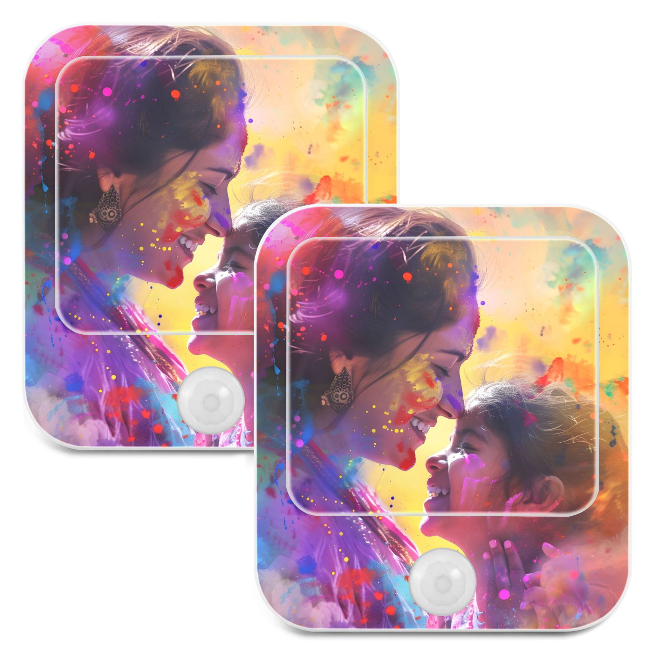 Mother's Day Mom Baby Night Lights Plug into Wall LED with Auto Light ...