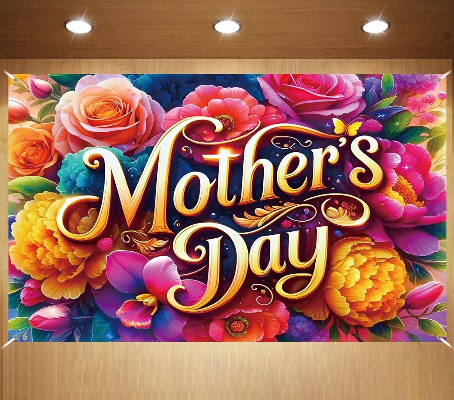 Mother's Day Photo Backdrop Happy Mother's Day Banner Great Mother I ...
