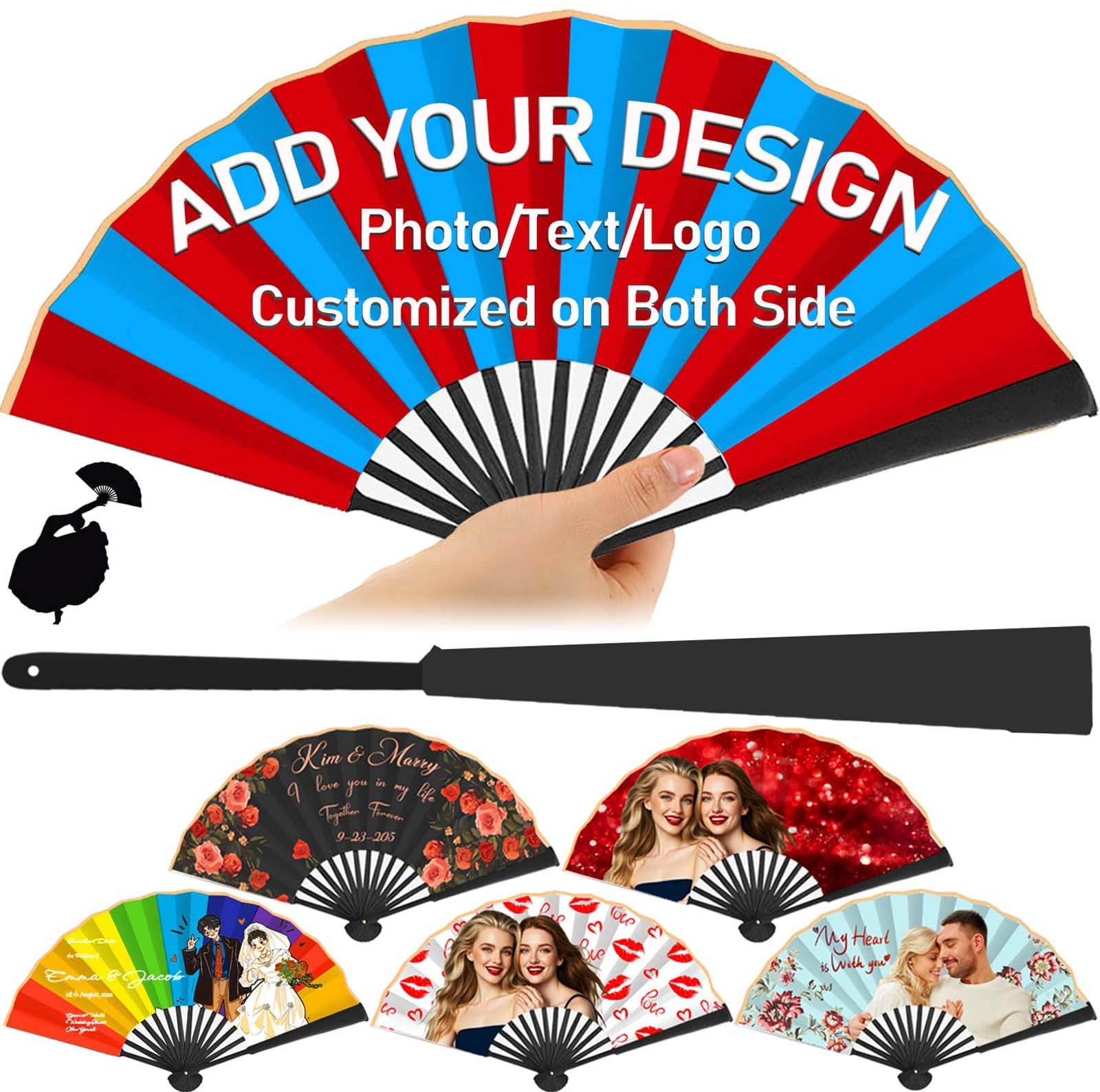 Mother's Day Promotion! Personalized Line Dance Popping Fan Clack Fans ...