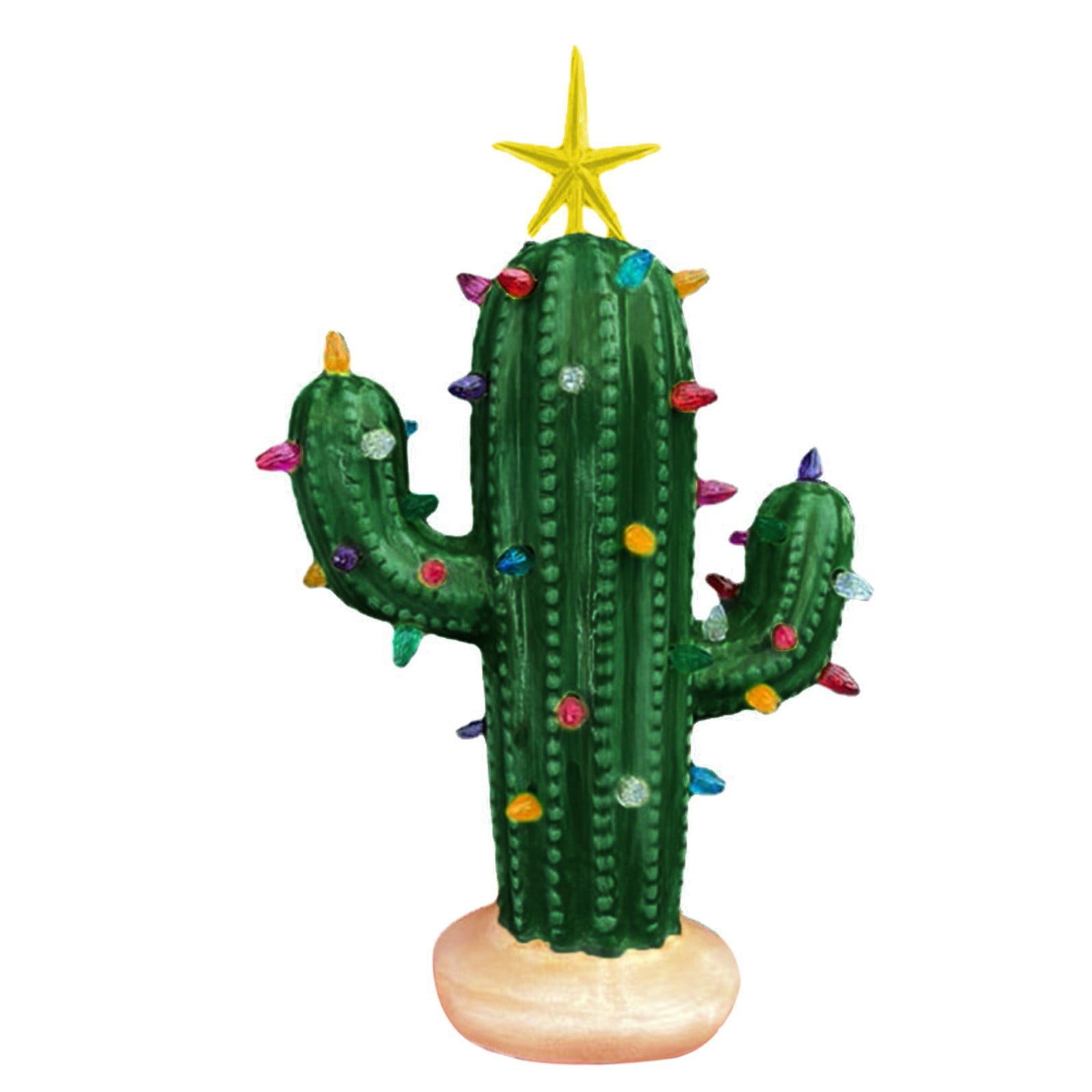 Mother's Day Sale Clearance - Cactus Christmas Tree With Lights Lighted ...
