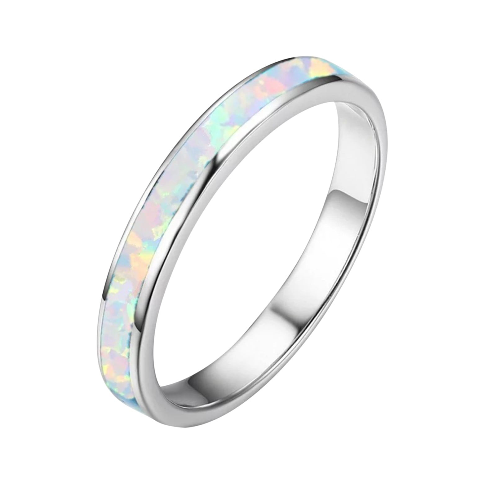 Mother's Day Sale Clearance - Mens Tungsten Wedding Rings Created-opal ...
