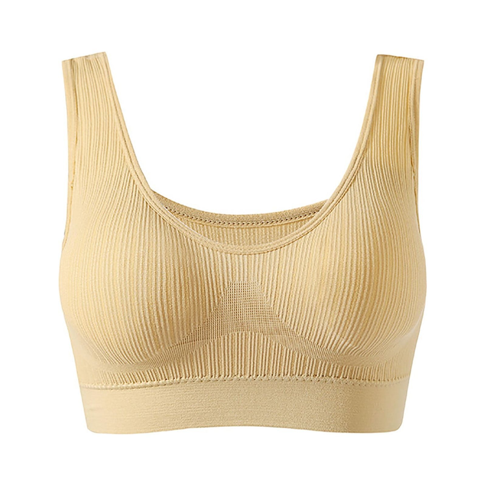 Mother's Day Tawop Beige Sport Bras for Woman Sexy Bra Without Steel ...