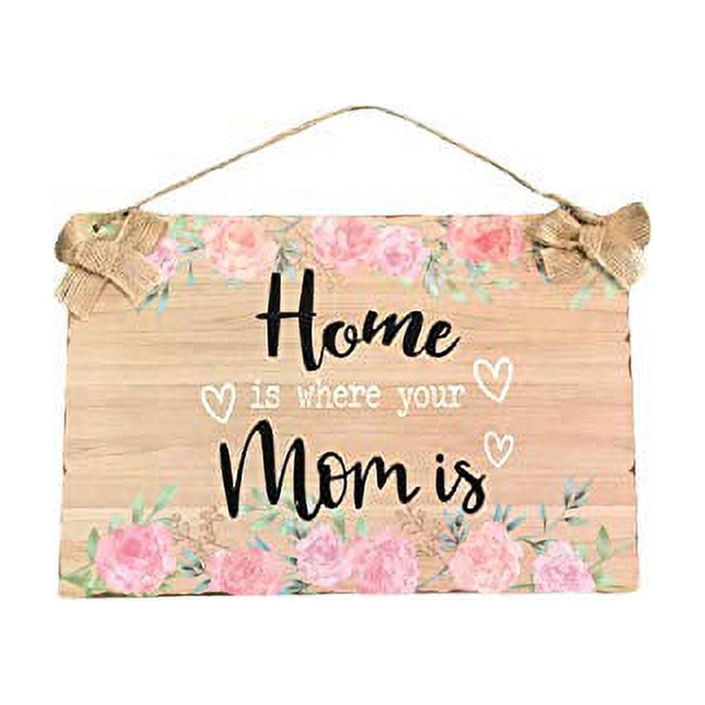 Mother's Day Yard Sign Wood Wall Hanging Rustic Plaque Board Decor for ...