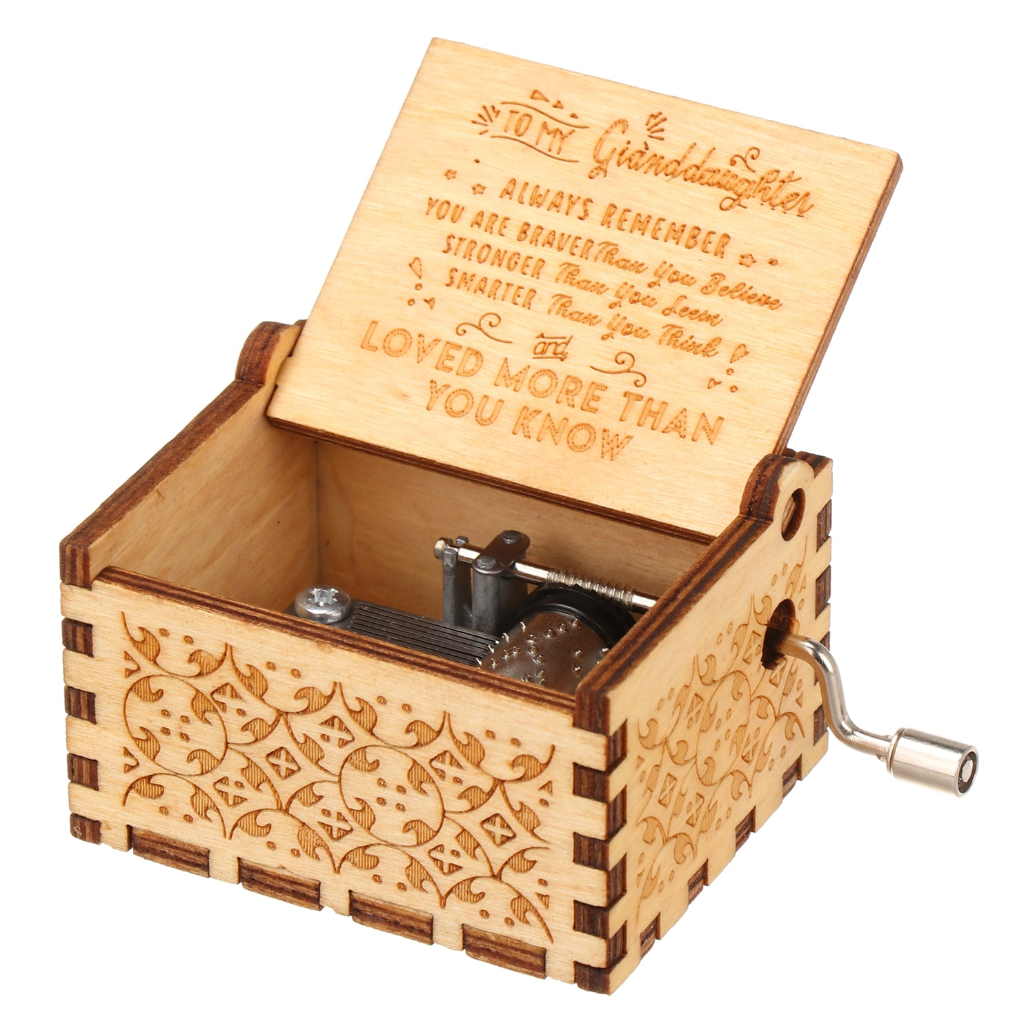 Mother's Day You are My Sunshine Classical Antique Engraved Wooden Hand ...