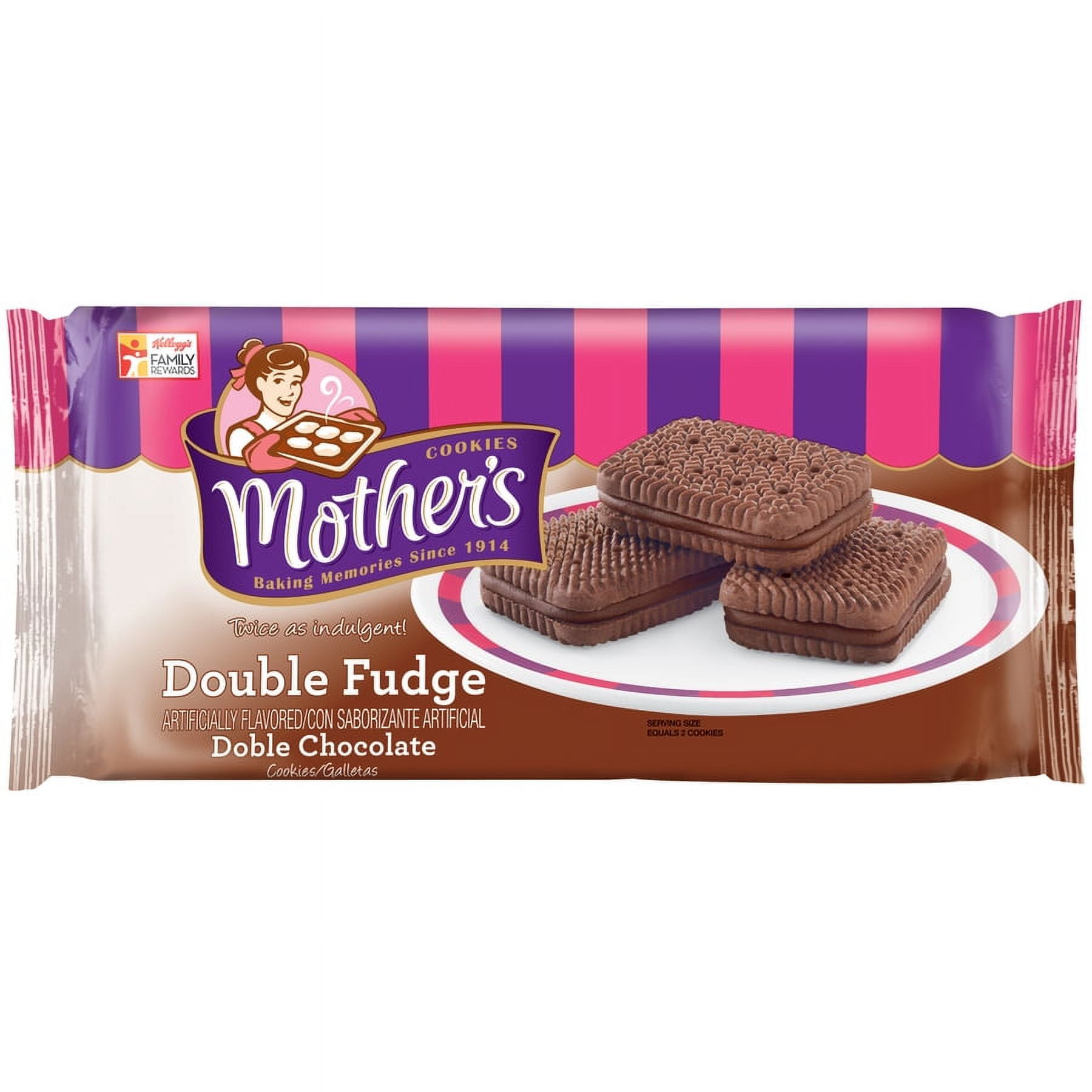 Mother's Double Fudge Cookies, 16 Oz. - Walmart.com
