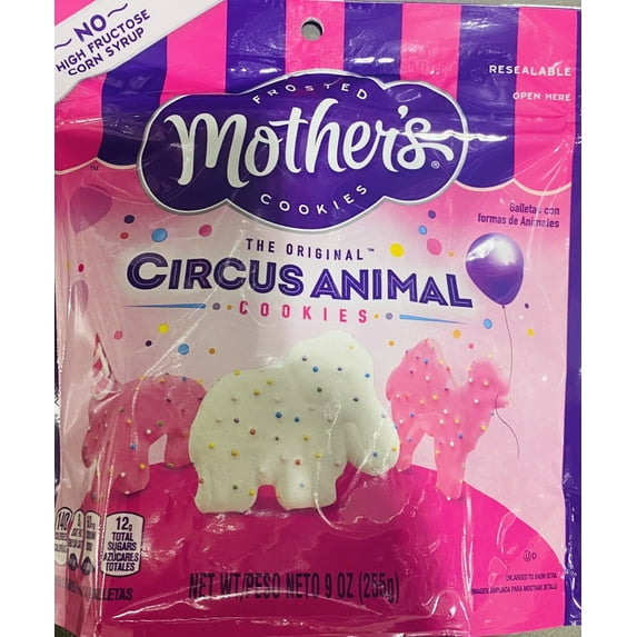 Mother's FROSTED The Original Circus Animal Cookies 9 oz bag - Walmart.com