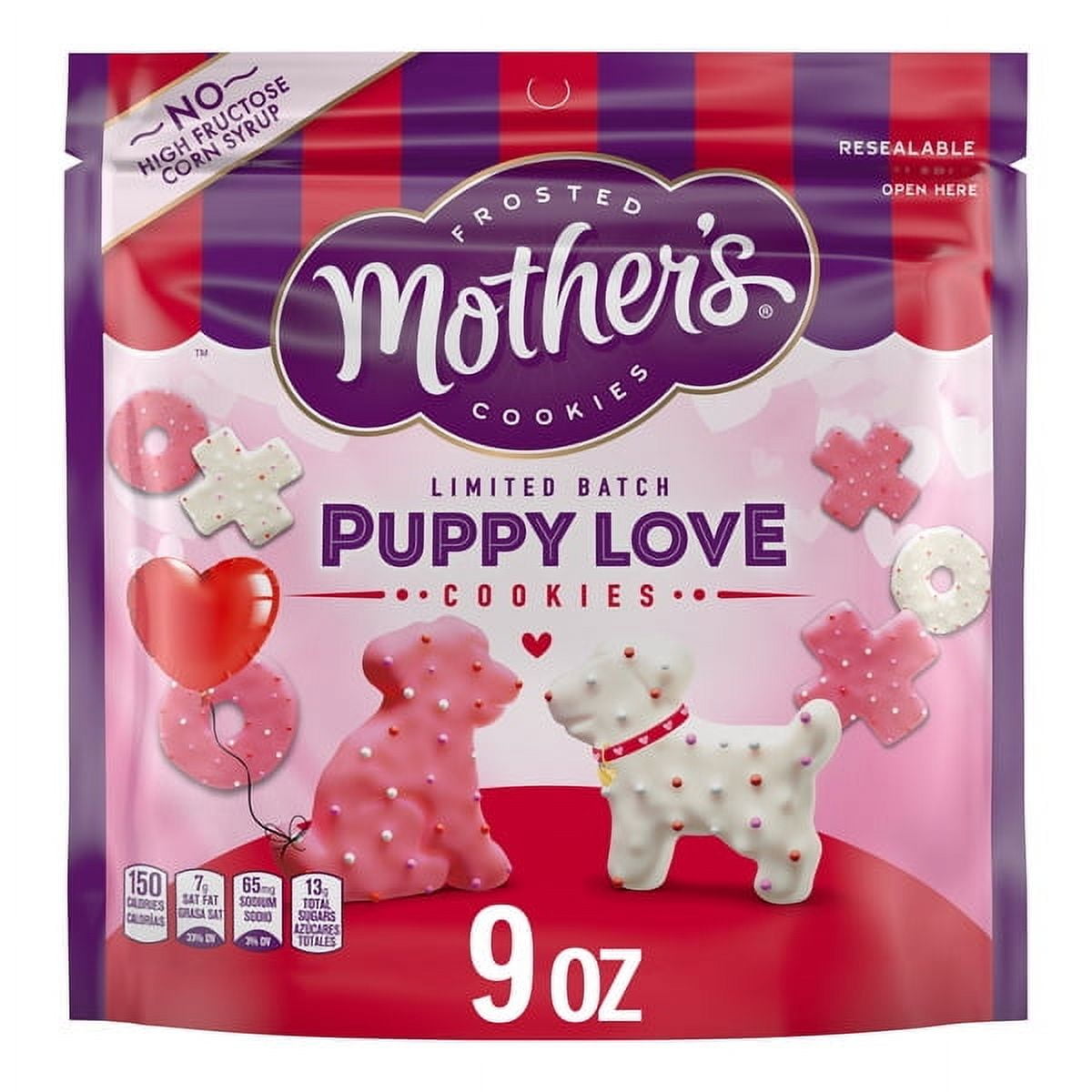 Mother's Frosted Limited Batch Puppy Love Cookies, Valentine's Day ...