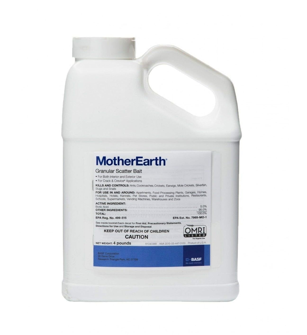 MotherEarth Scatter Bait - OMRI Listed Indoor & Outdoor Insecticide - 4 ...