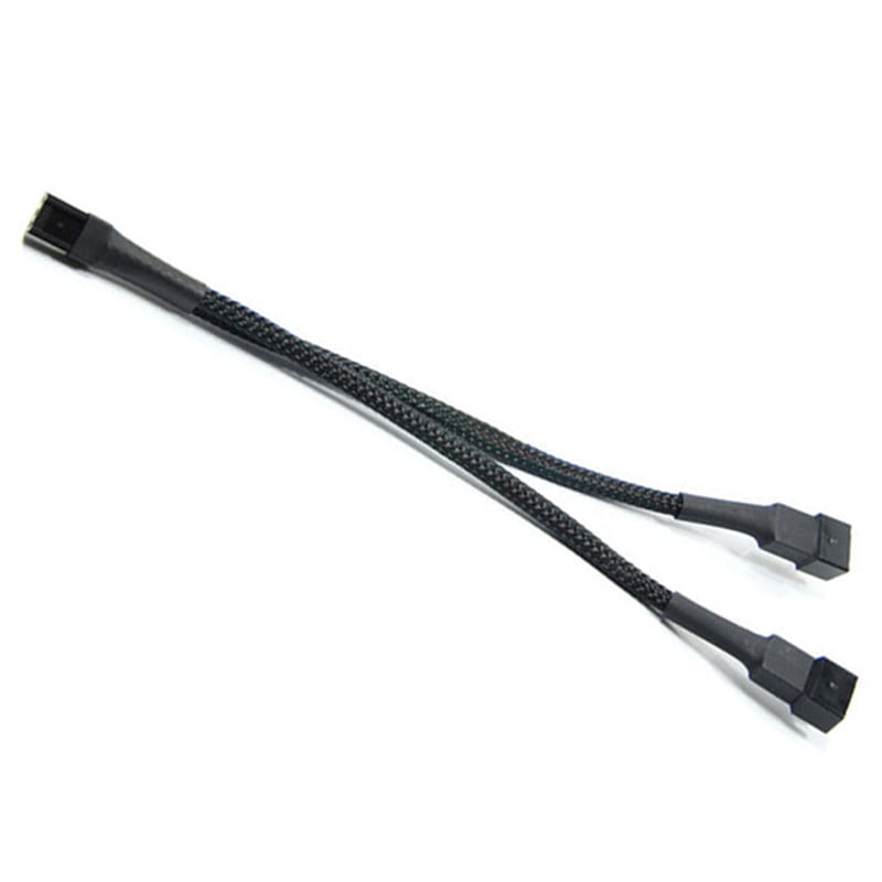 Motherboard 4pin/ 3pin PWM Splitter Power Cable 1007 22awg Fan Y Male ...