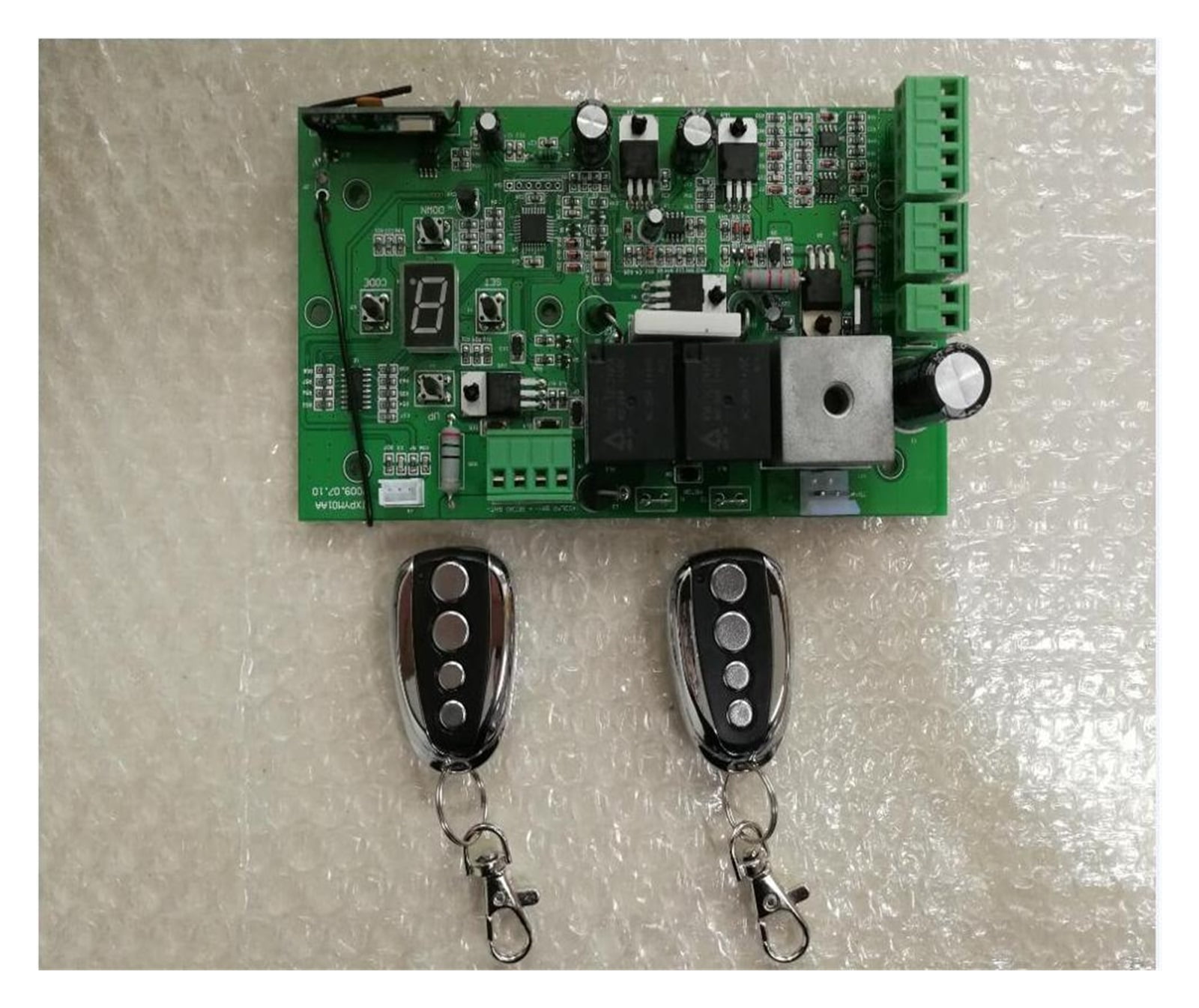 Motherboard Circuit Board Sliding DC Motor Controller 2 Or 4 Remote Control Door Openers ,Free ...