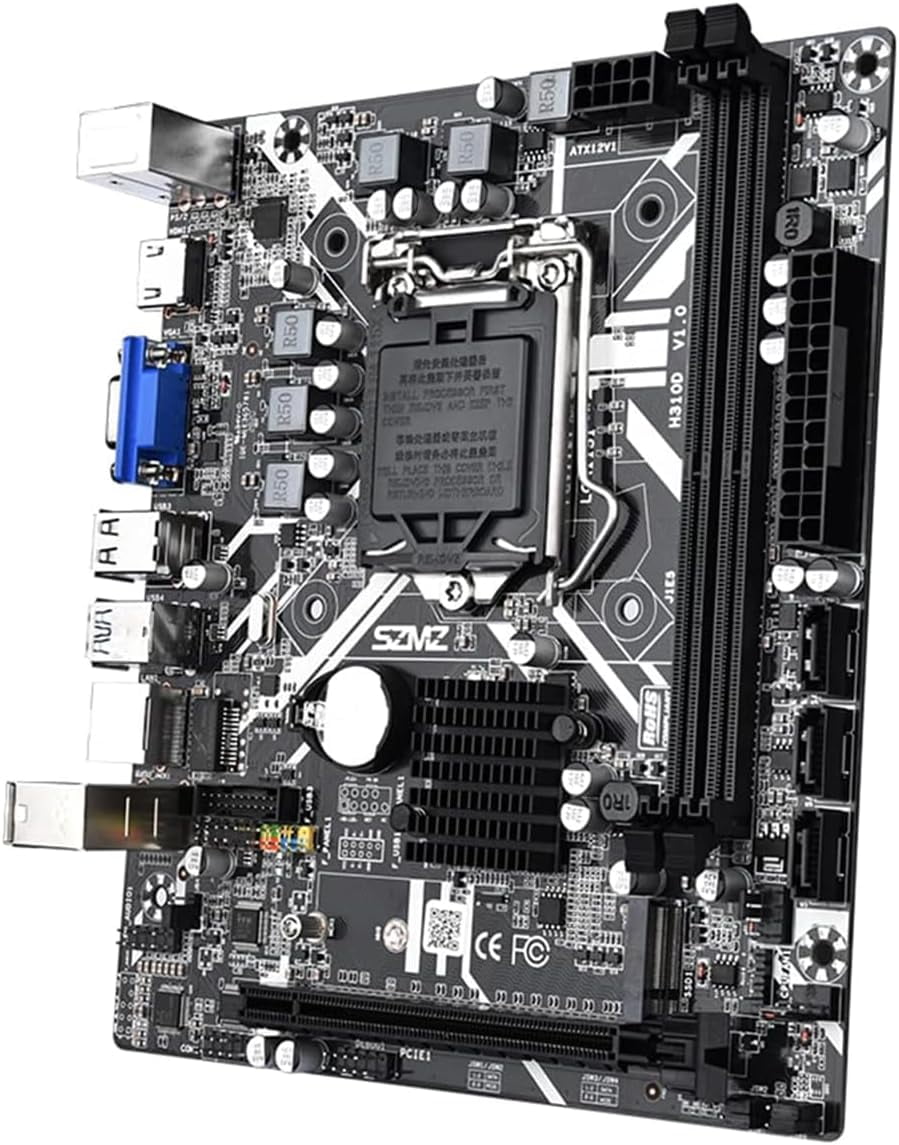 Motherboard H310 LGA 1151 Processor i6/i7/i8/i9 CPU M.2 SATA3.0 USB3.0 ...