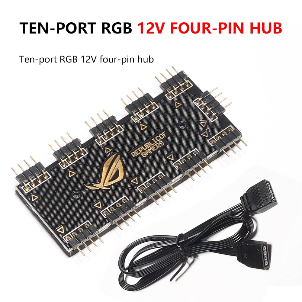 Motherboard RGB Hub 1 Control 10 Distributor ASUS MSI Gigabyte ...