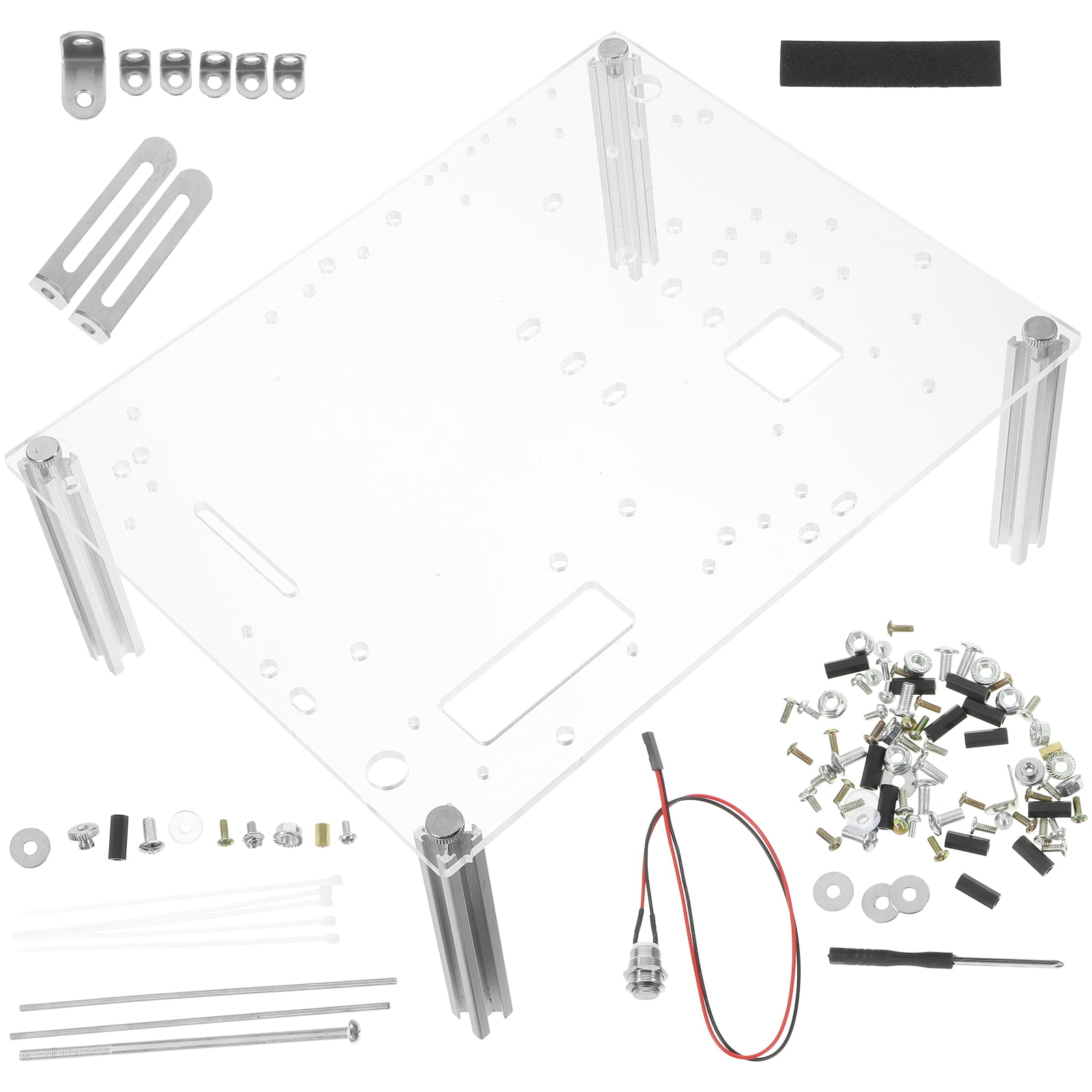 Motherboard Rack Open Chassis Bracket Computer Simple Iron Aluminum ...