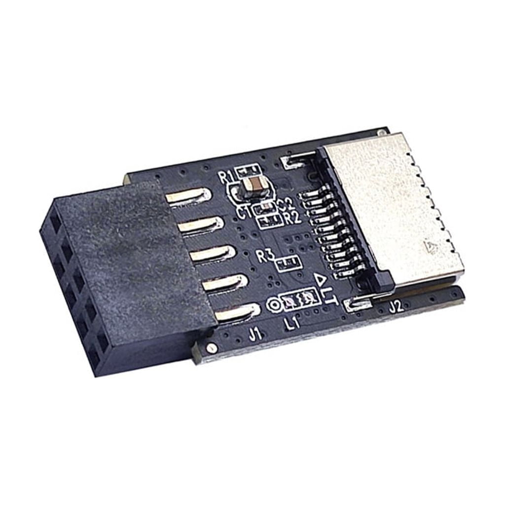 Motherboard USB 2.0 9Pin to Type C Front Connector Converters USB2.0 ...