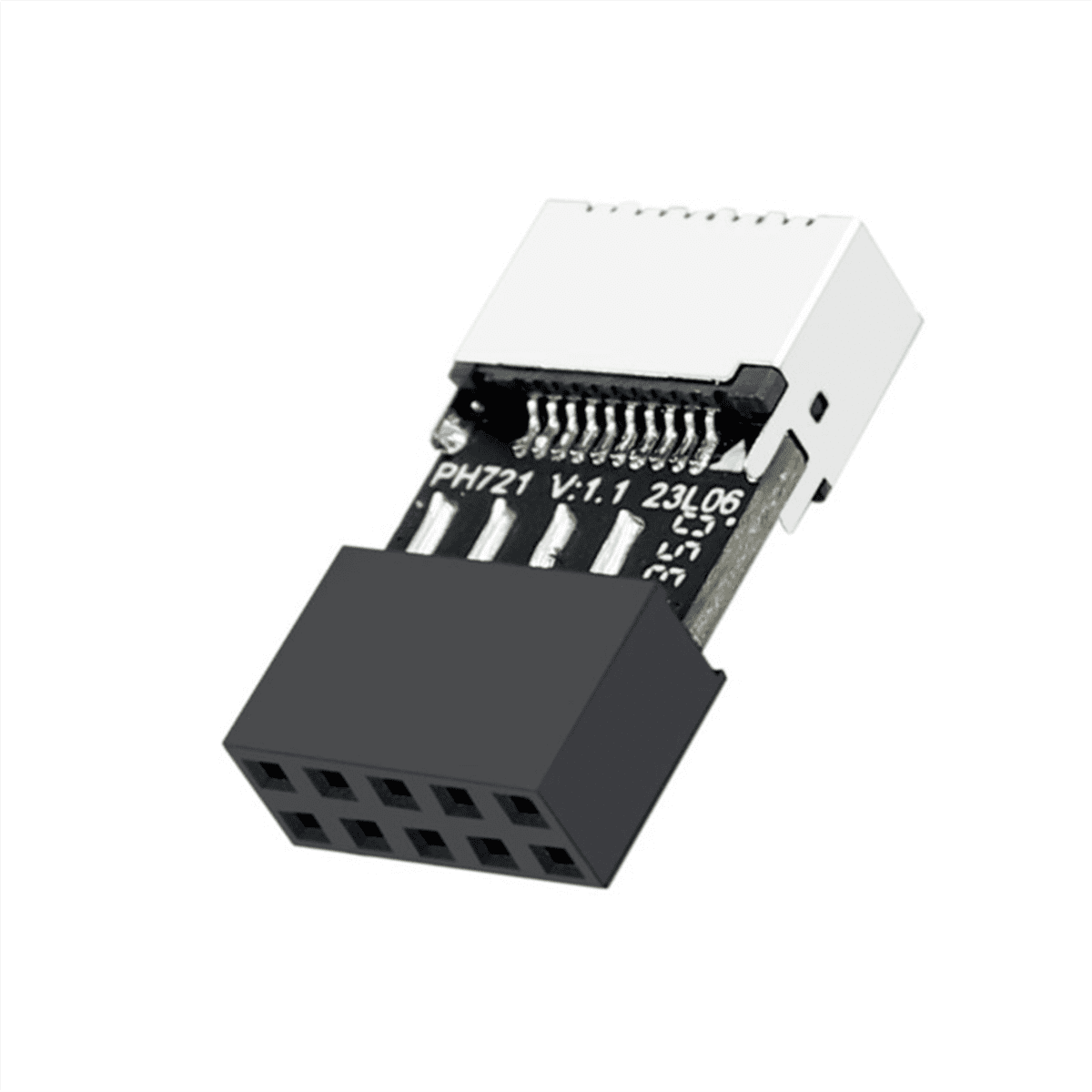 Motherboard USB2.0 9Pin to TYPE-E Female Adapter Chassis TYPE-C Socket ...