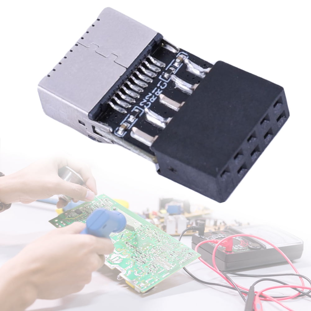 Motherboard USB2.0 9Pin to TYPE-E Female Adapter TYPE-C Socket USB 2.0 ...