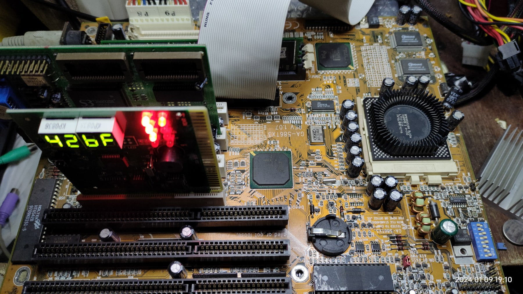 Motherboard gigabyte ga-586tx3 (430tx) at skt 7, 3x isa, 4x pci - Walmart.com