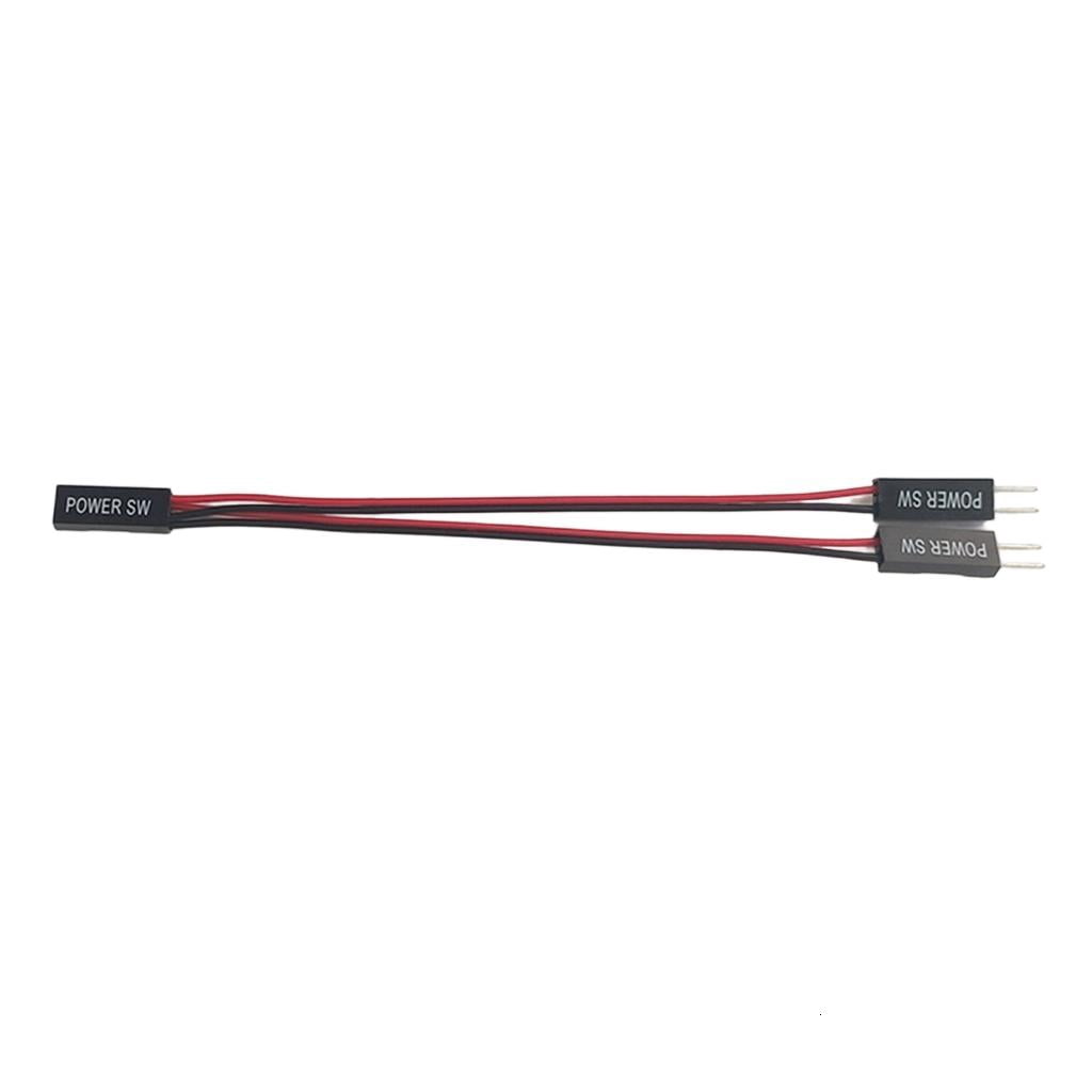 Motherboards Power Switches Splitter Cable Double Boot Function For ...
