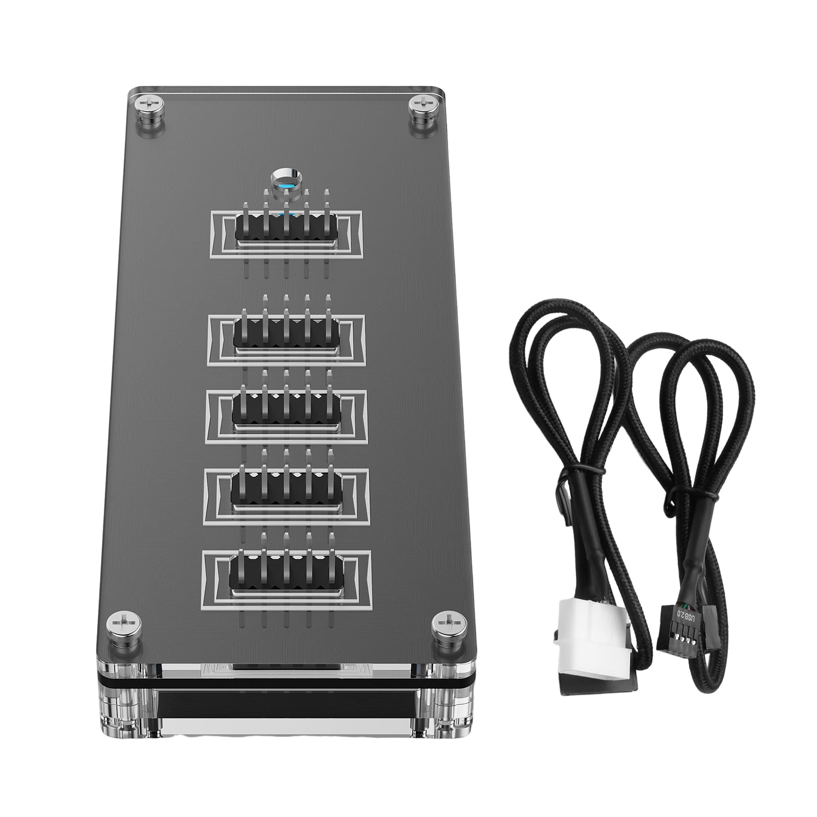 Motherboards USB 9Pin USB2.0 Female Interfaces Header Splitter 1 to 4 ...