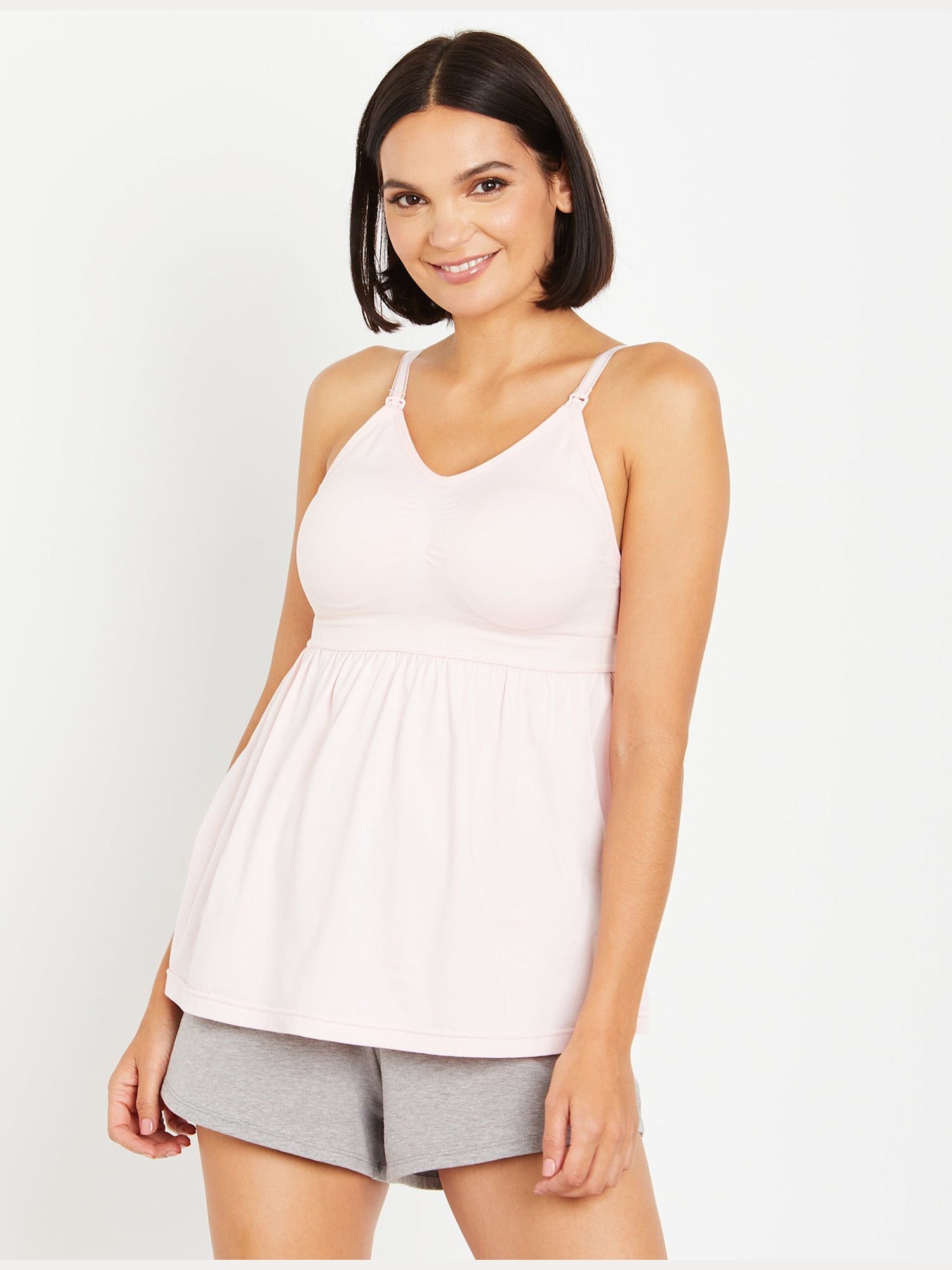 Motherhood Maternity Seamless Nursing Sleep Cami - Walmart.com