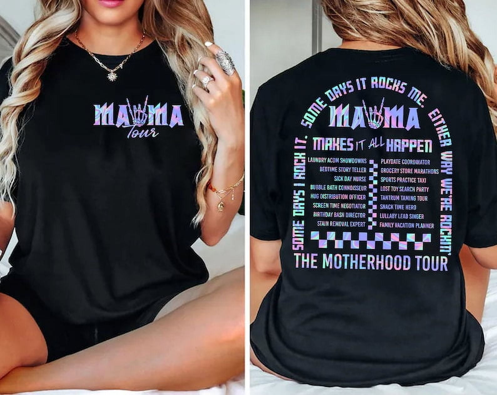 Motherhood Some Days I Rock It Mama lighting bold Mama Funny Tour ...