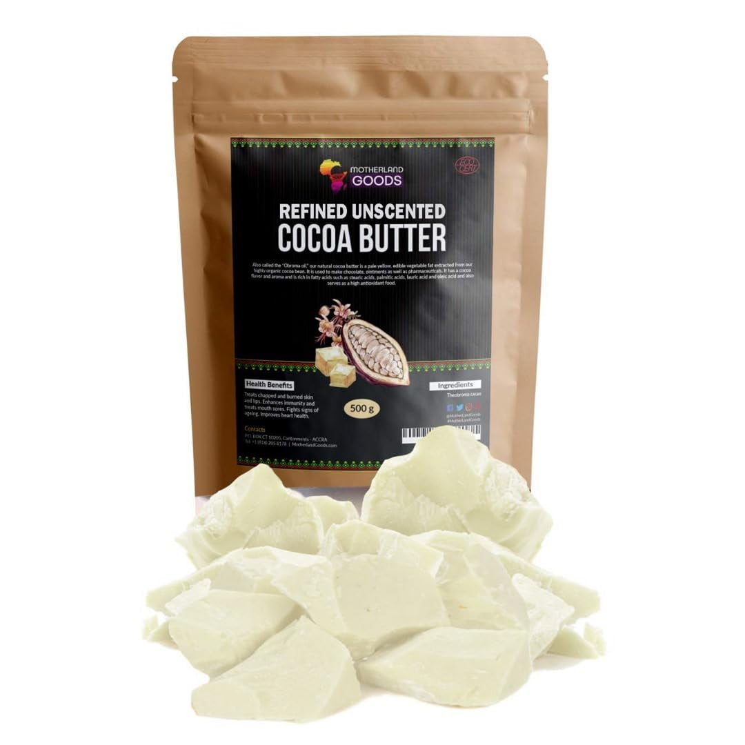 Motherland Goods Deodorized Cocoa TGF4 Butter Chunks - Refined ...