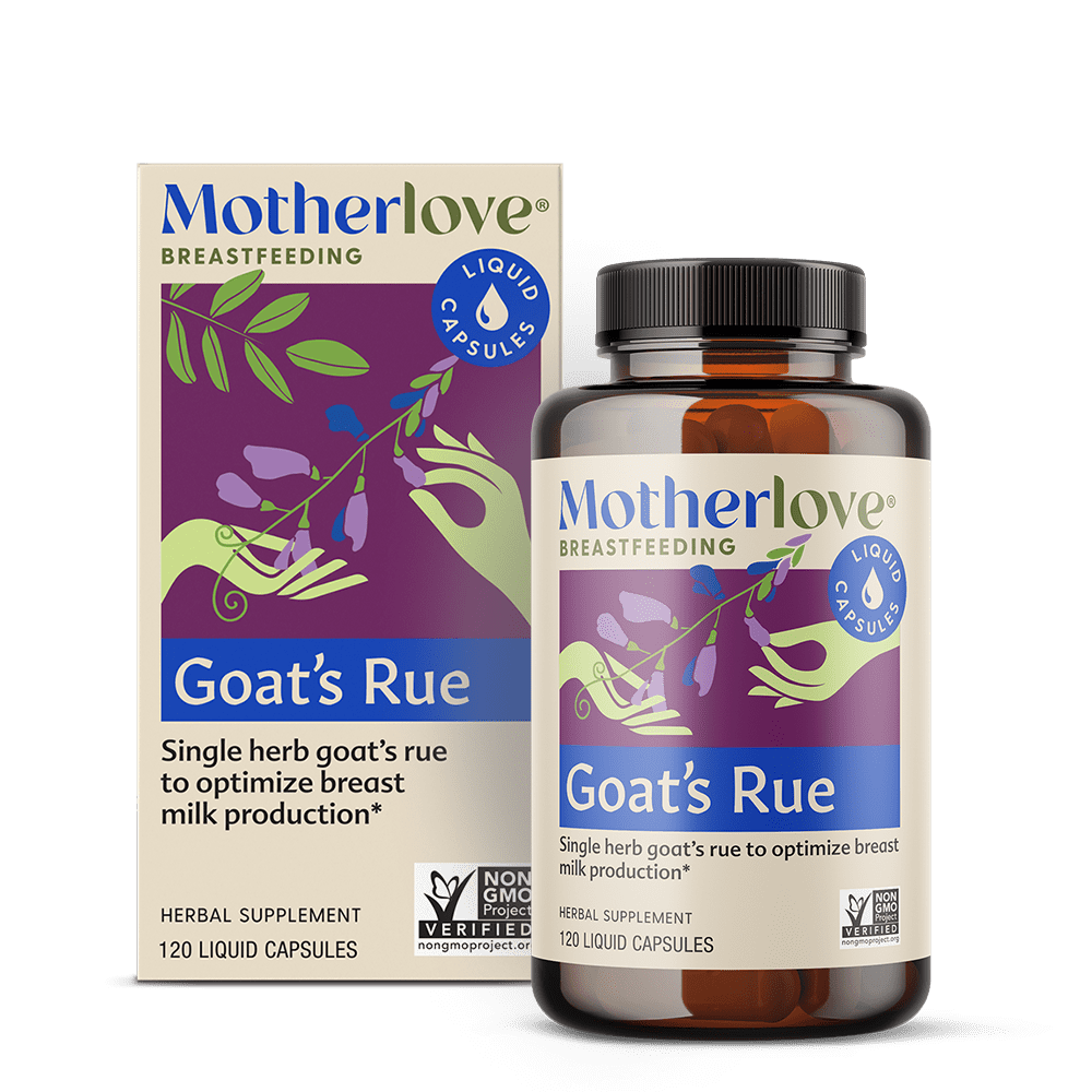 Motherlove Goat's Rue - Lactation Support, Vegetarian Supplement, 120 ...