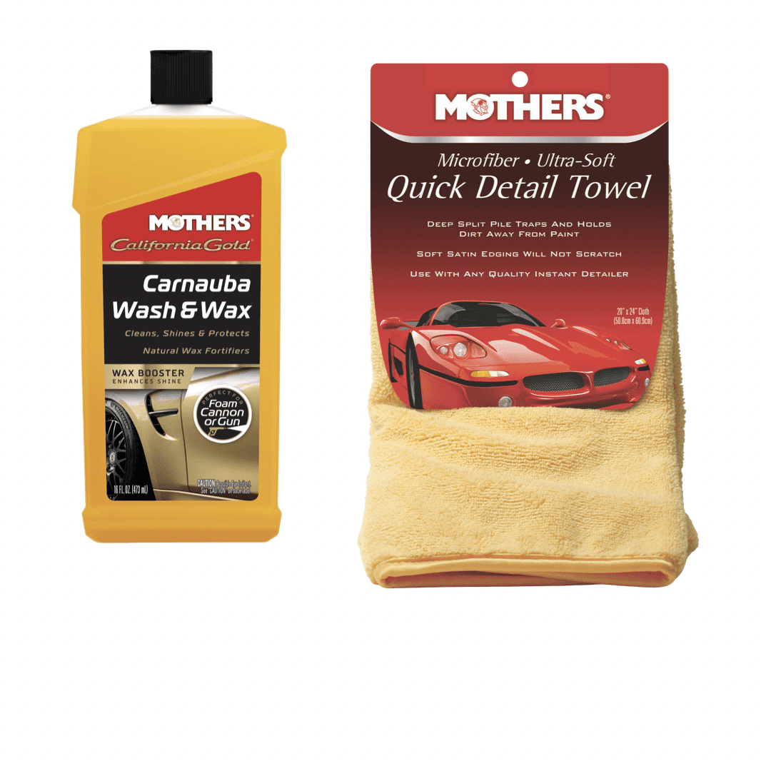 Mothers 05676/155600 California Gold Carnauba Wash & Wax 16 oz. and ...