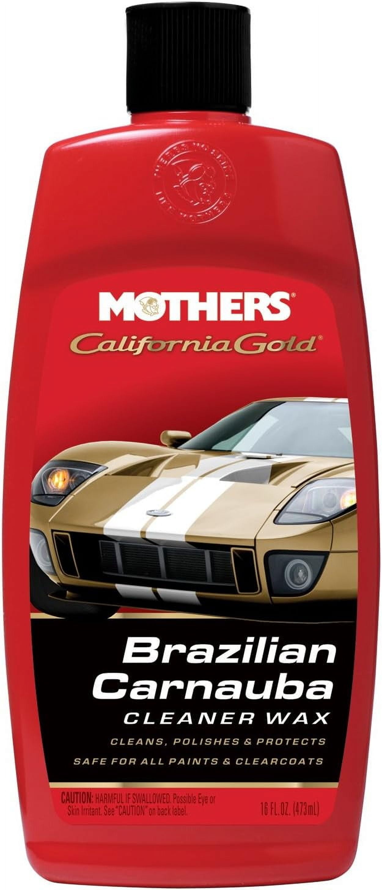 Mothers 05701-6 California Gold Brazilian Carnauba Cleaner Liquid Wax ...