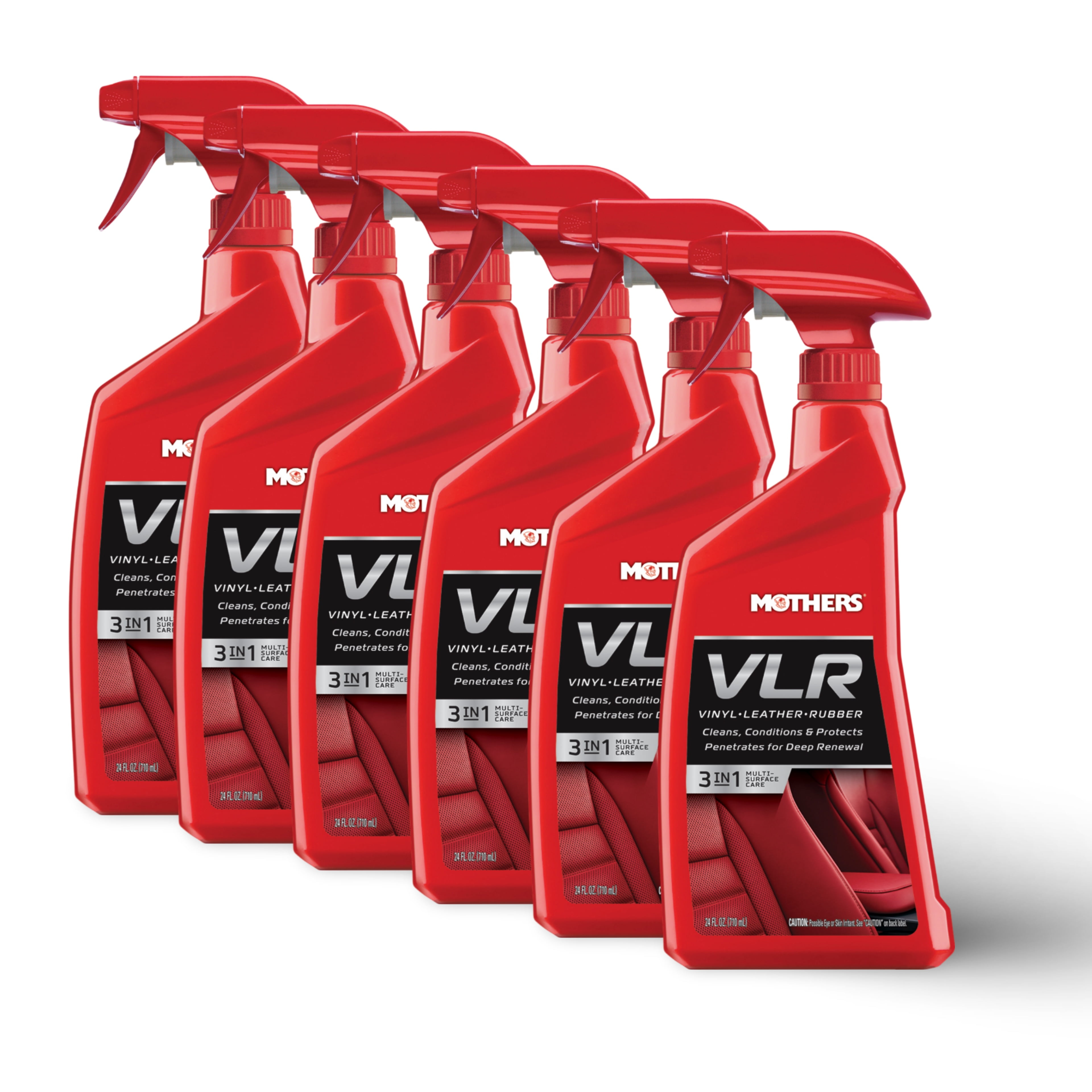 Mothers VLR Automotive Vinyl Leather Rubber Care 6 Pack - Restores Car ...