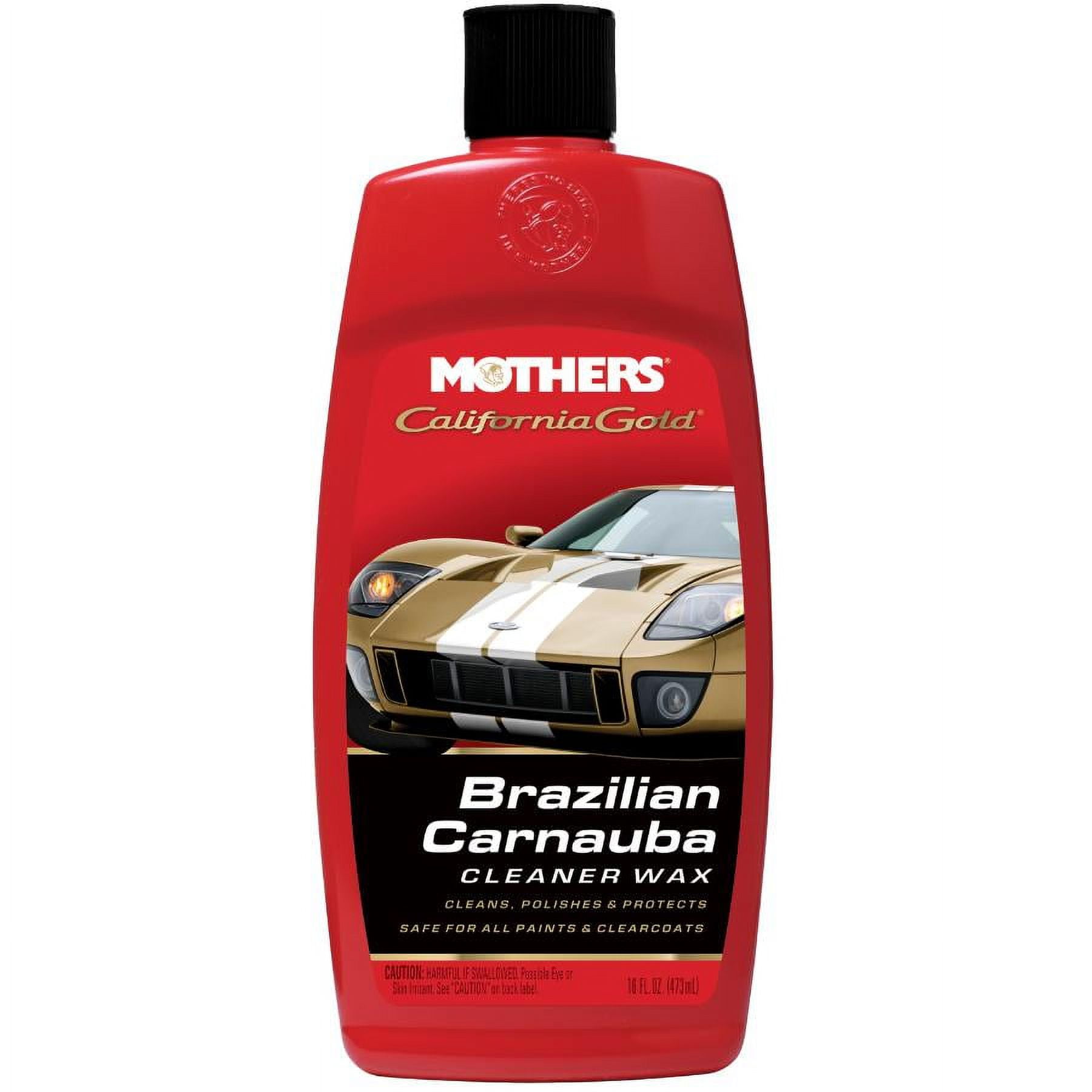Mothers 35701 California Gold Brazilian Carnauba Cleaner Wax Liquid, 16 ...