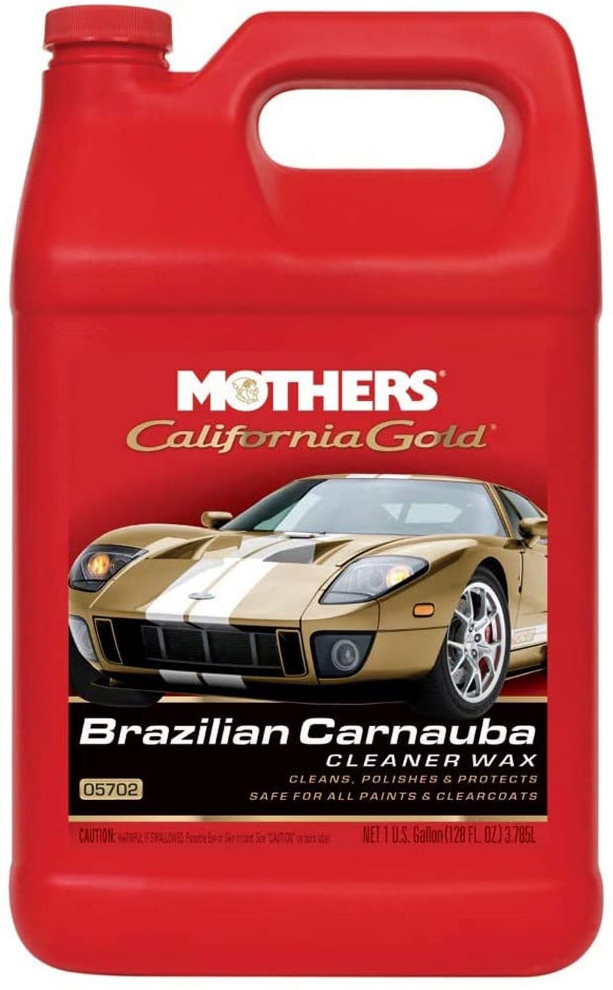 Mothers California Gold Brazilian Carnauba Cleaner Wax (1 Gallon ...