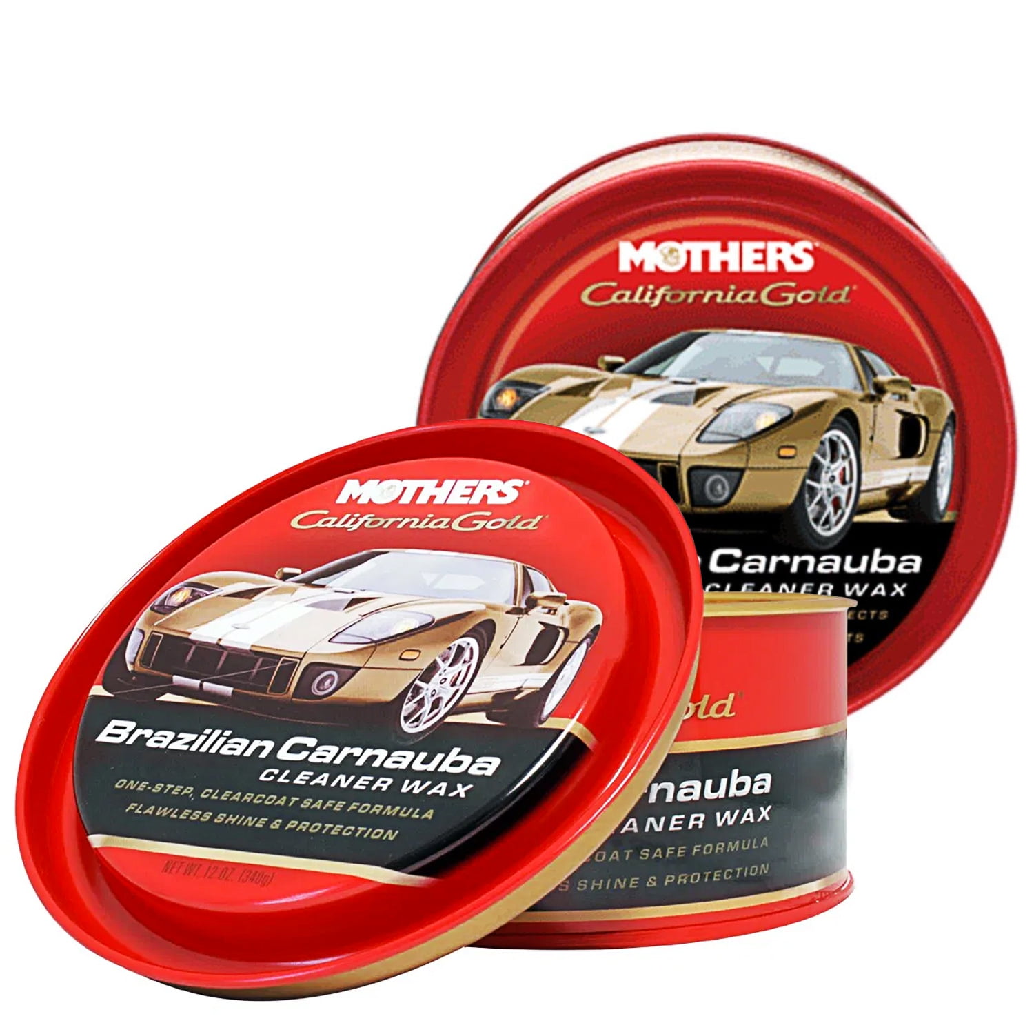 Mothers Carnauba Wax 12 oz. California Gold Brazilian Carnauba Cleaner ...