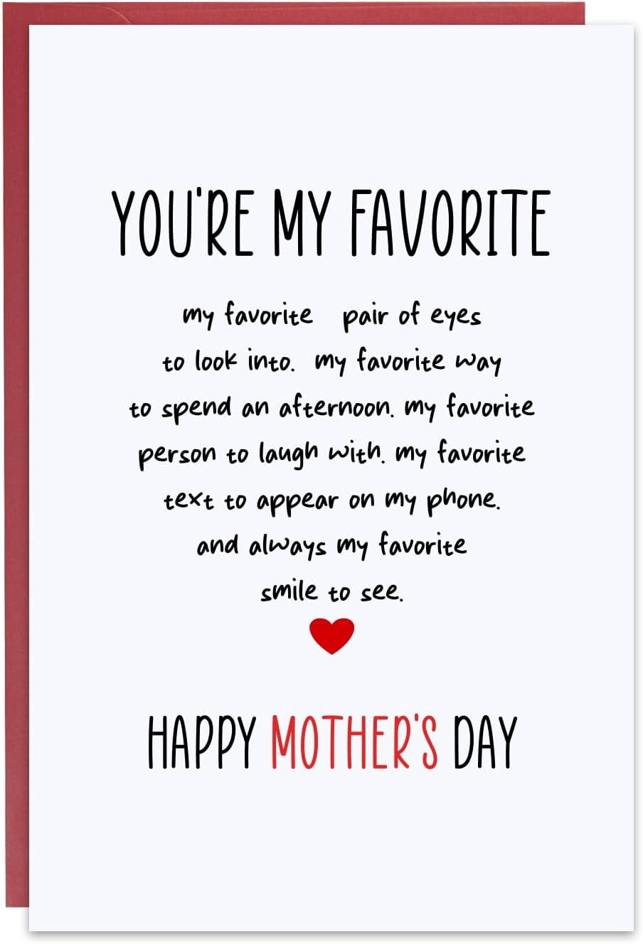 Mothers Day Card For Wife Mothers Day Card From Husband Funny Wife