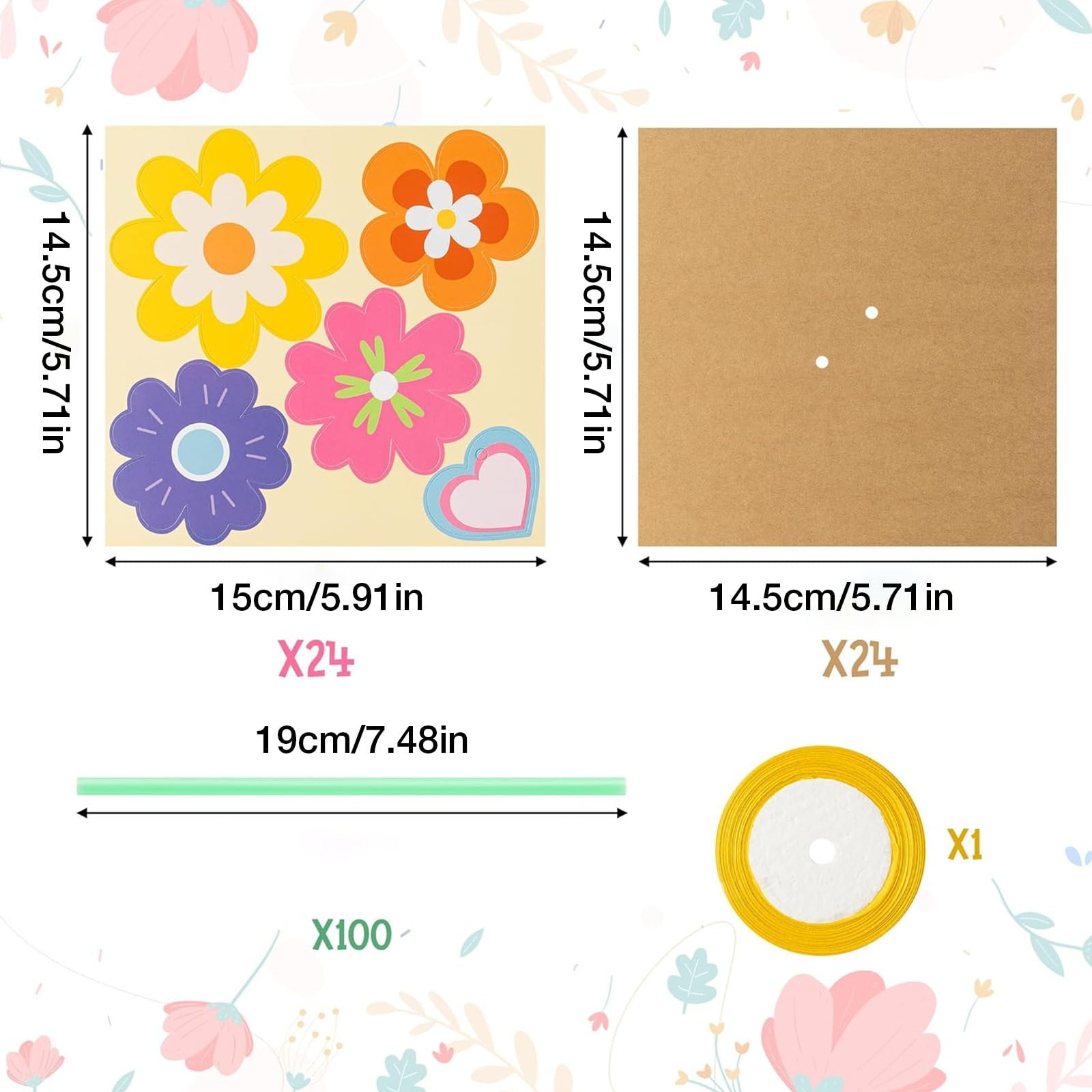 Mothers Day Gifts Clearance! Flower Bouquet Craft Kit 24Pcs Mother'S ...