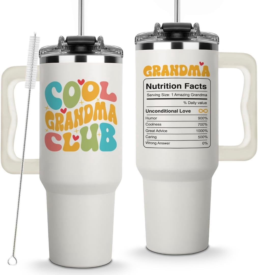 40Oz Cool Grandmother Tumbler Grandma Coffee Mugs, Gifts for Grandmas ...