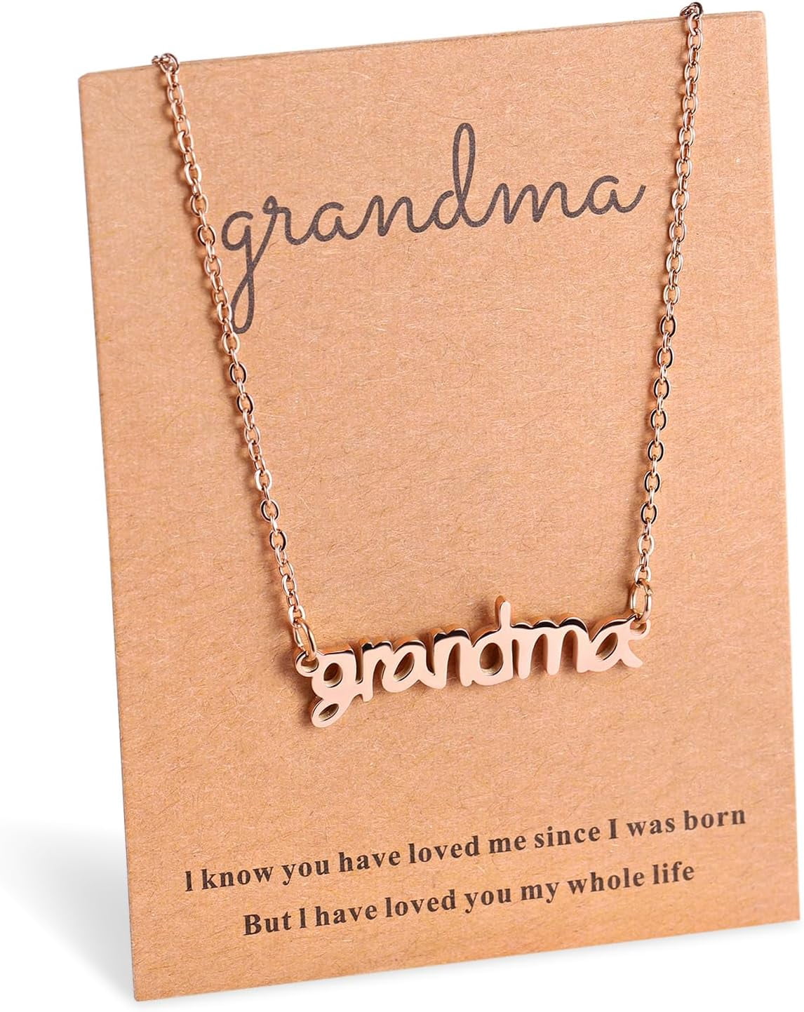 Mothers Day Gifts for Grandma, Mimi, Nanny, Mom 18K Gold Plated Letter ...